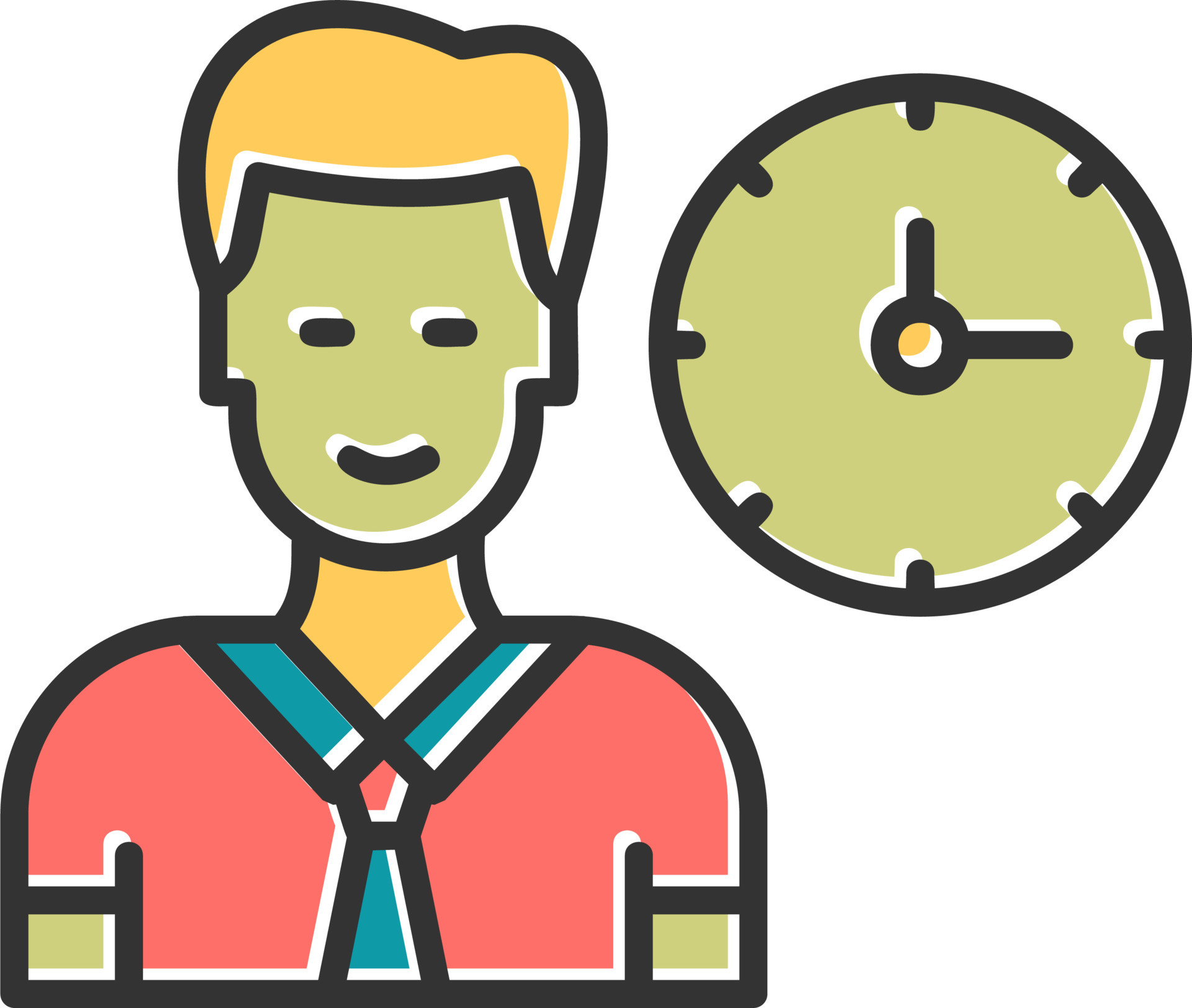 Work Time Vector Icon 22661557 Vector Art at Vecteezy Work Time Vector Icon 22661557 Vector Art at Vecteezy