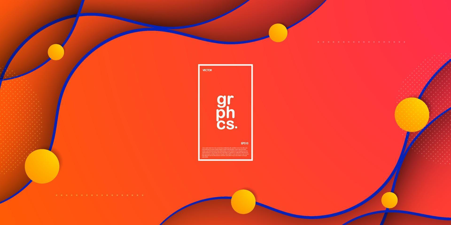 ola resumen antecedentes con vistoso naranja brillante degradado color ...