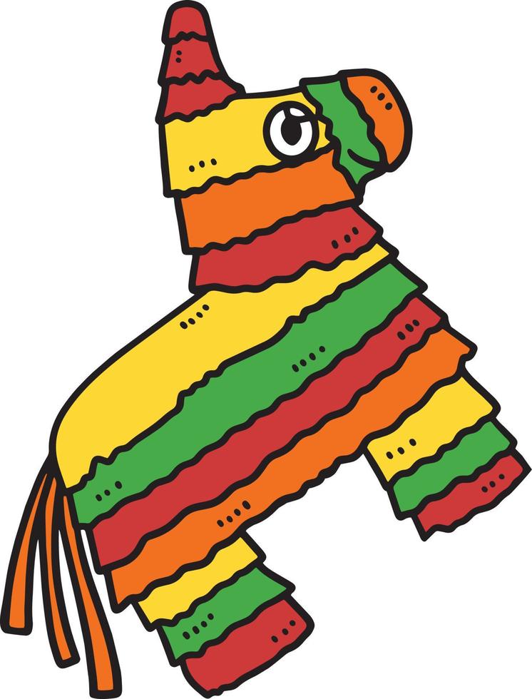 Cinco de Mayo Burro Pinata Cartoon Clipart 22667854 Vector Art at Vecteezy
