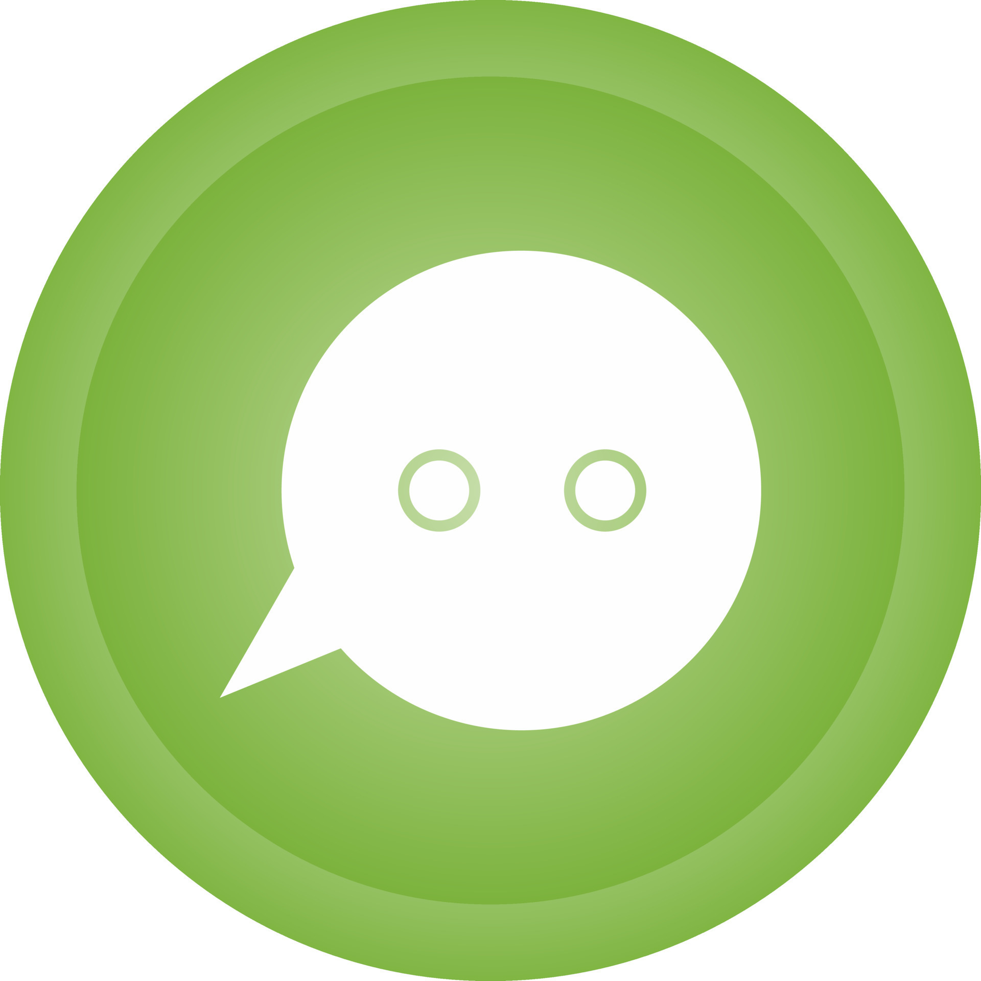 Message Bubbles Vector Icon 22670557 Vector Art at Vecteezy