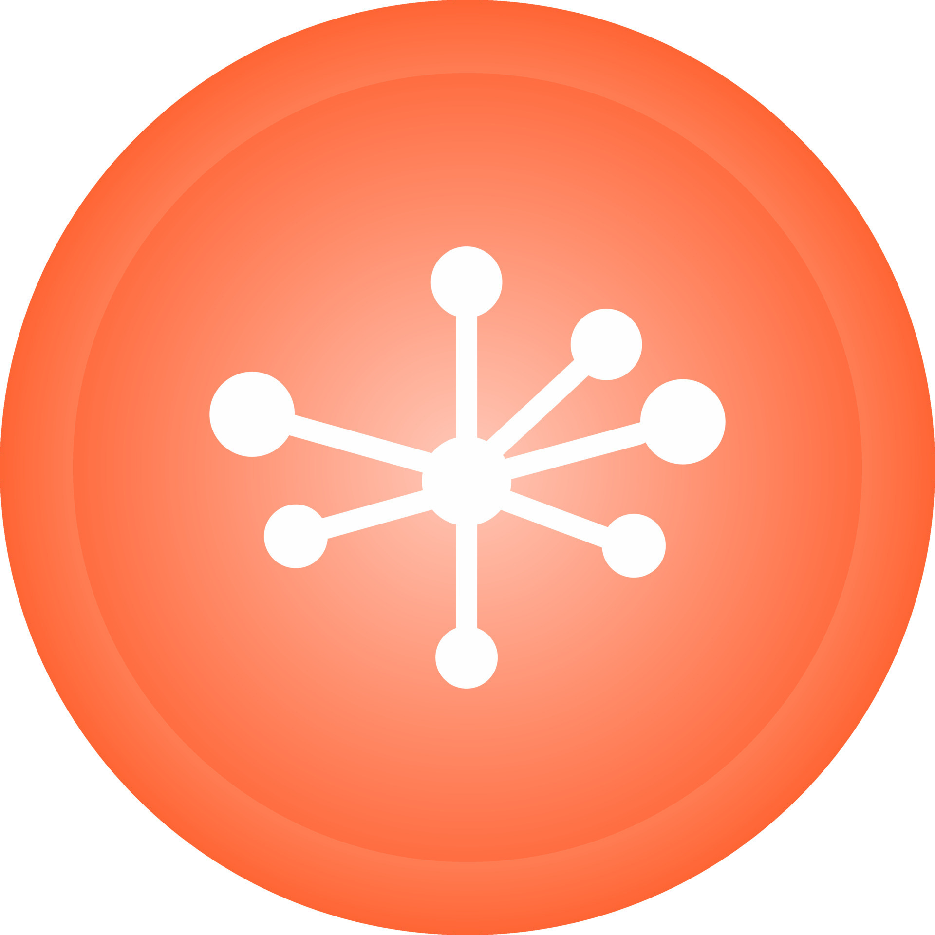 Molecular Structure Vector Icon 22670708 Vector Art At Vecteezy