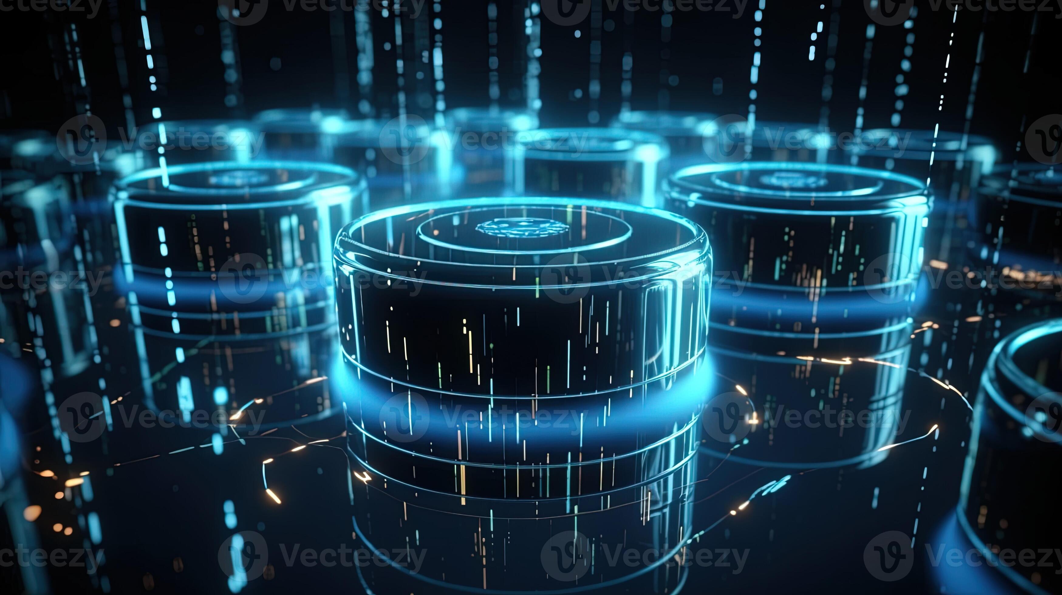 3D rendering of abstract digital technology background. Big data connection concept. 22672422 ...