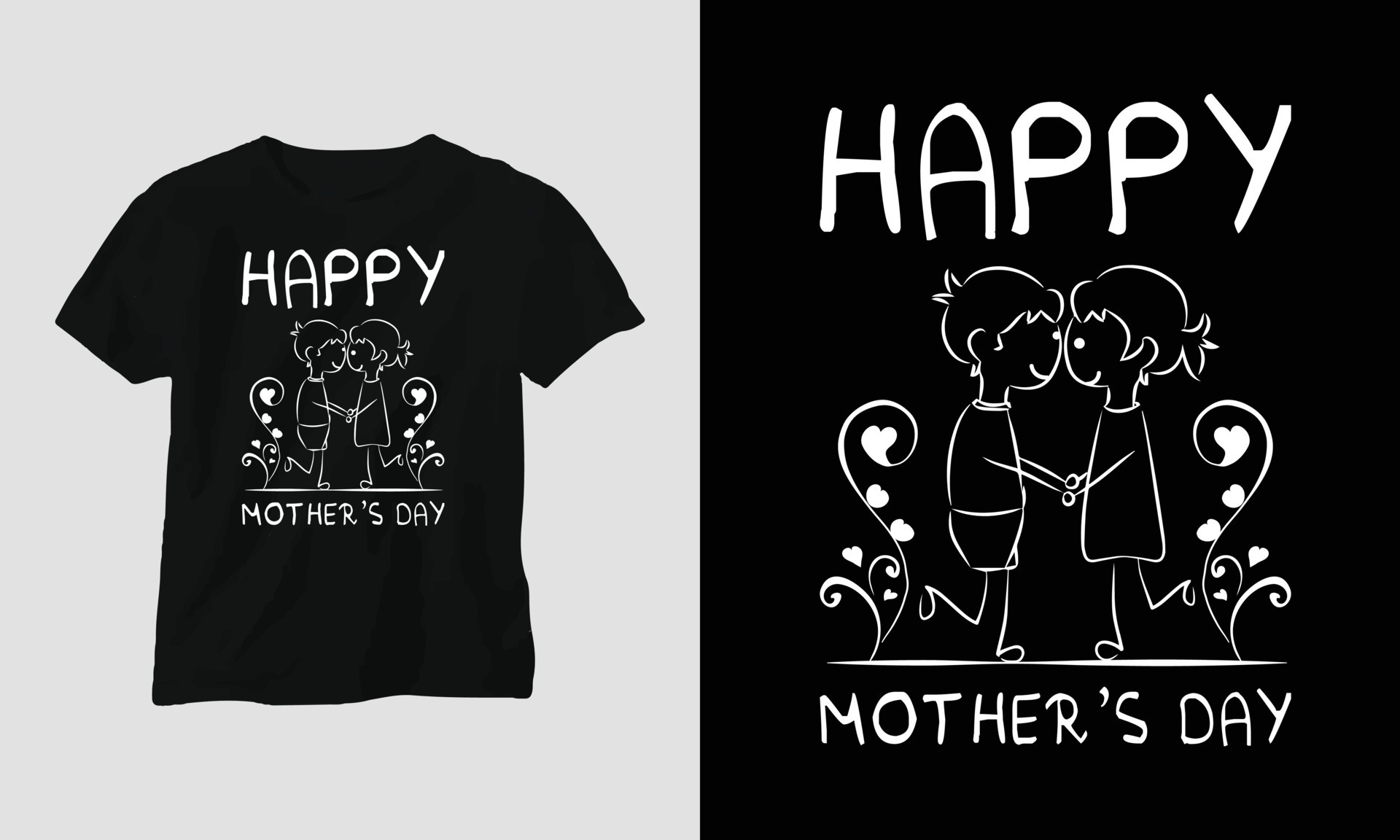 Happy Mothers Day T Shirt Design Concept 22673063 Vector Art At Vecteezy