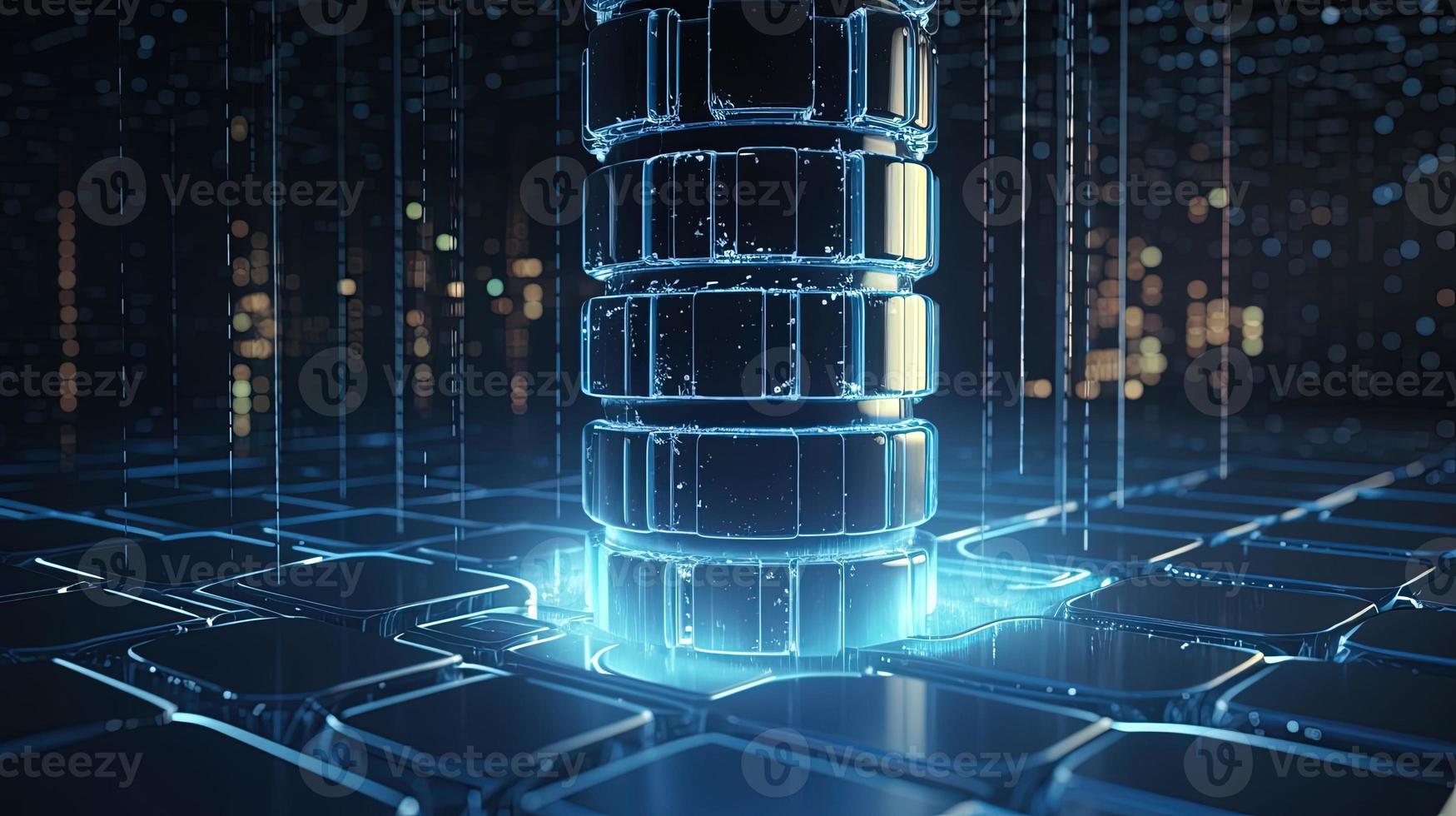 3d Rendering Of Abstract Technology Concept Digital Data Transfer And Communication 22674031