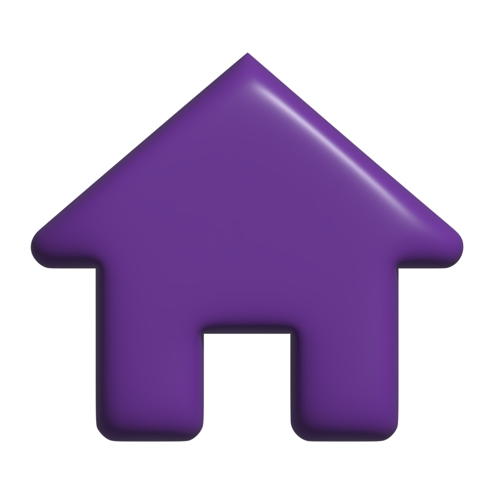 3d home icon 22675804 PNG