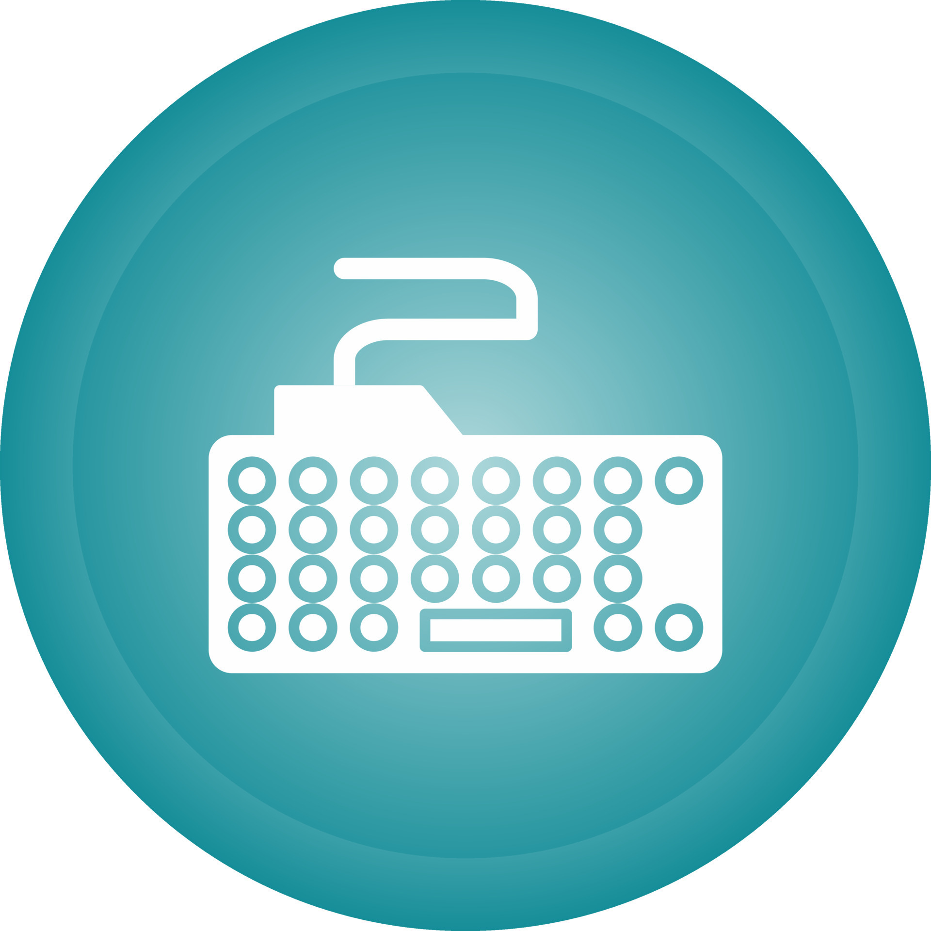 Keyboard Vector Icon 22680708 Vector Art at Vecteezy