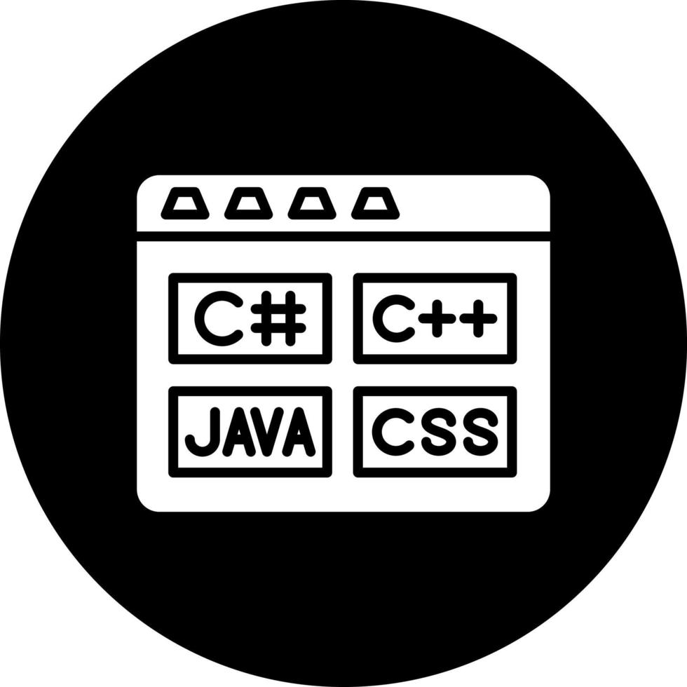 Coding Language Vector Icon Style 22681254 Vector Art at Vecteezy