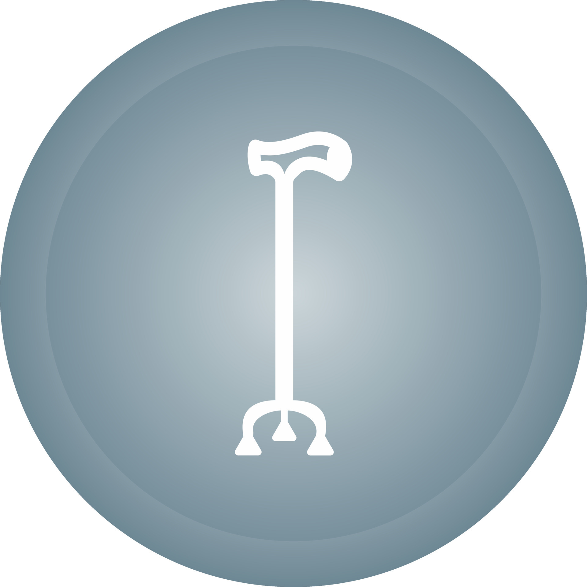 Walking Stick Vector Icon 22682298 Vector Art At Vecteezy