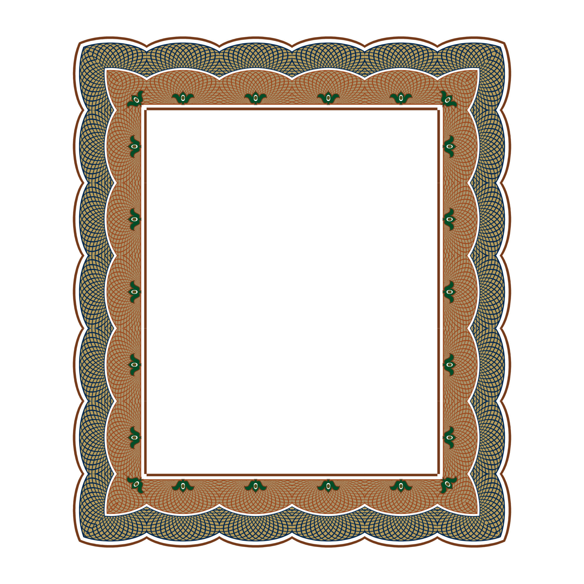 Vintage Ornate Seamless Border Vector Set Concept Pattern In Traditional Style Curls And