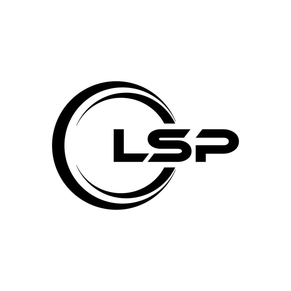LSP letter logo design in illustration. Vector logo, calligraphy ... LSP letter logo design in illustration. Vector logo, calligraphy ...