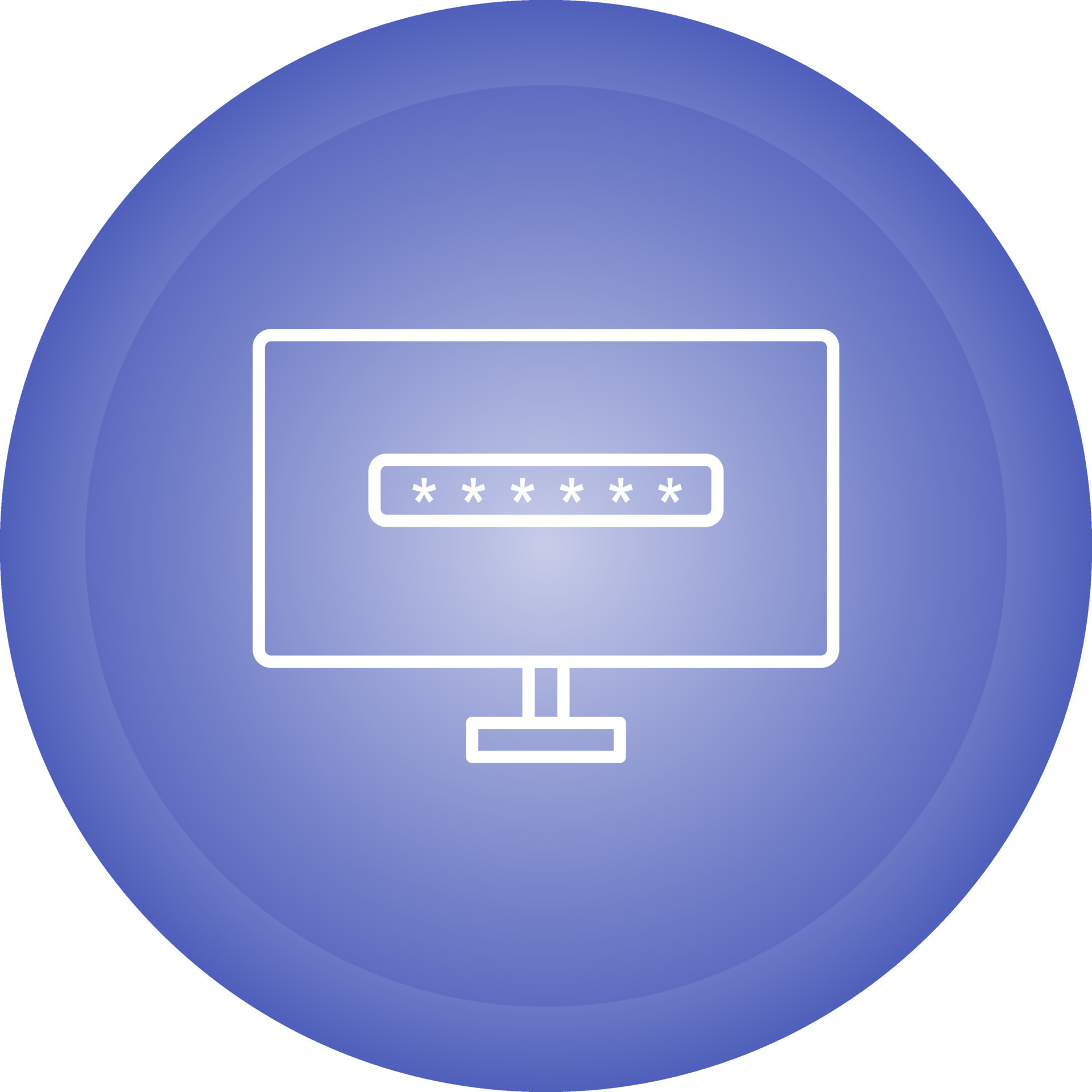 System Password Vector Icon 22689163 Vector Art At Vecteezy