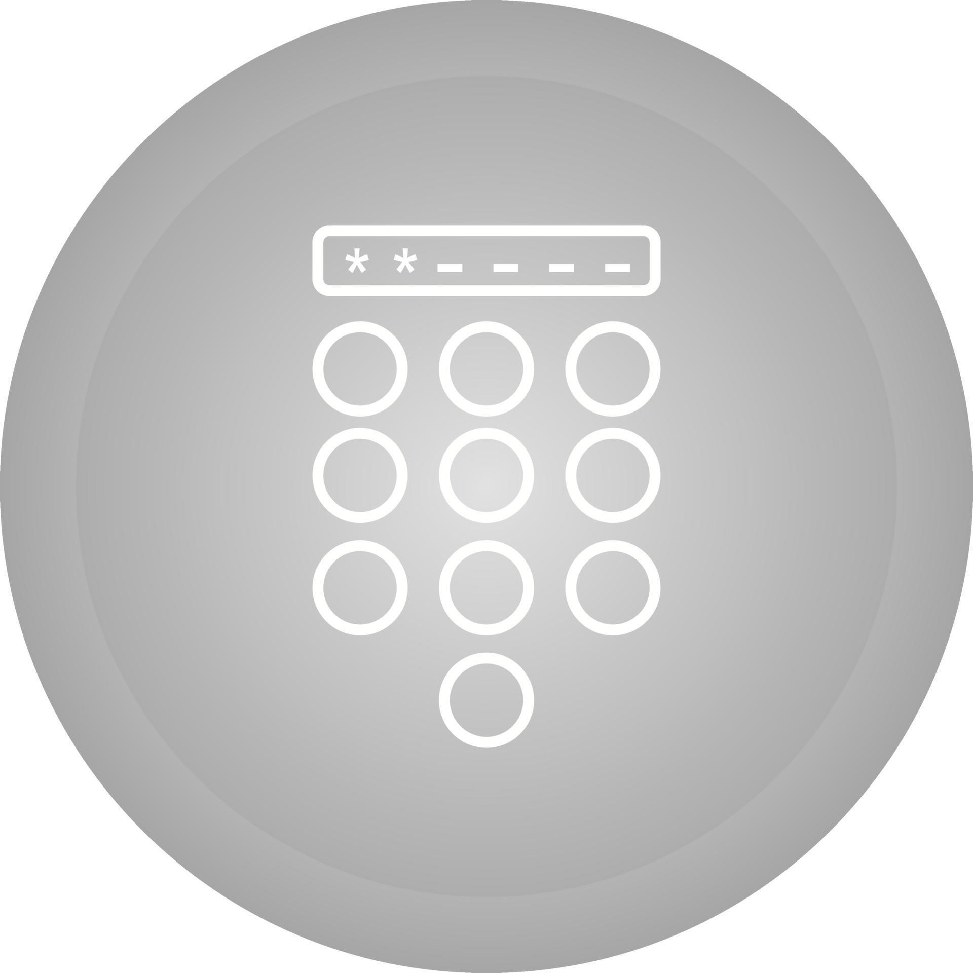 Passcode Lock Vector Icon 22690190 Vector Art at Vecteezy