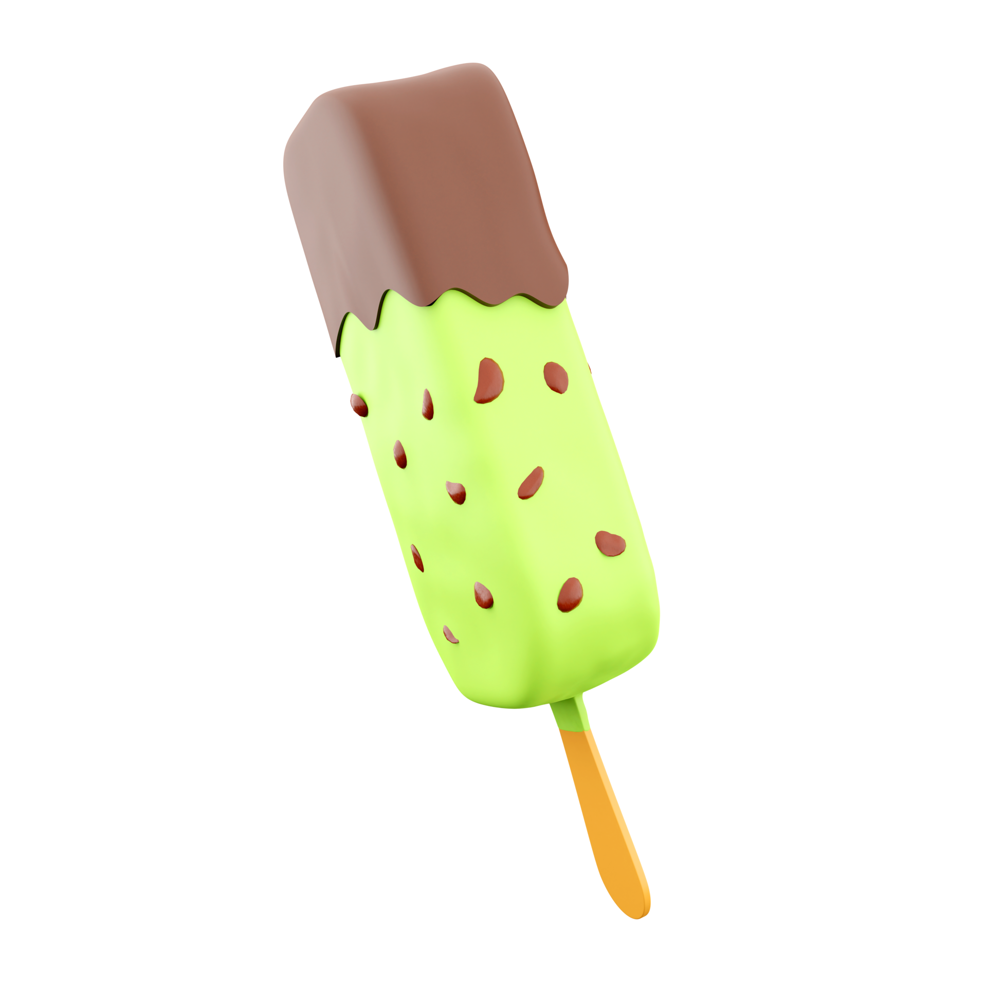 3d Rendering Summer Dessert Delicious Ice Cream Icon 3d Render Apple