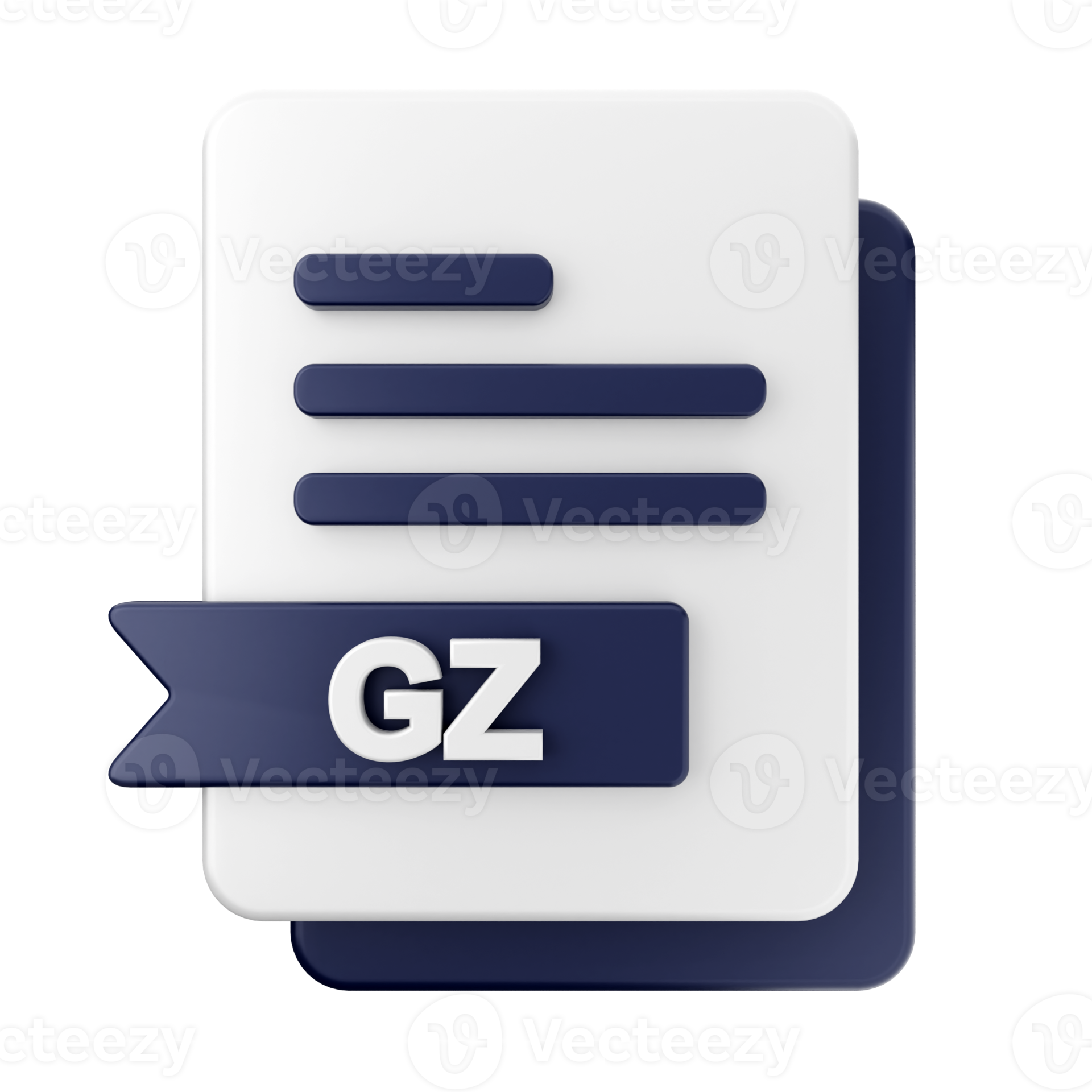 3d file format data icon illustration 22692019 PNG