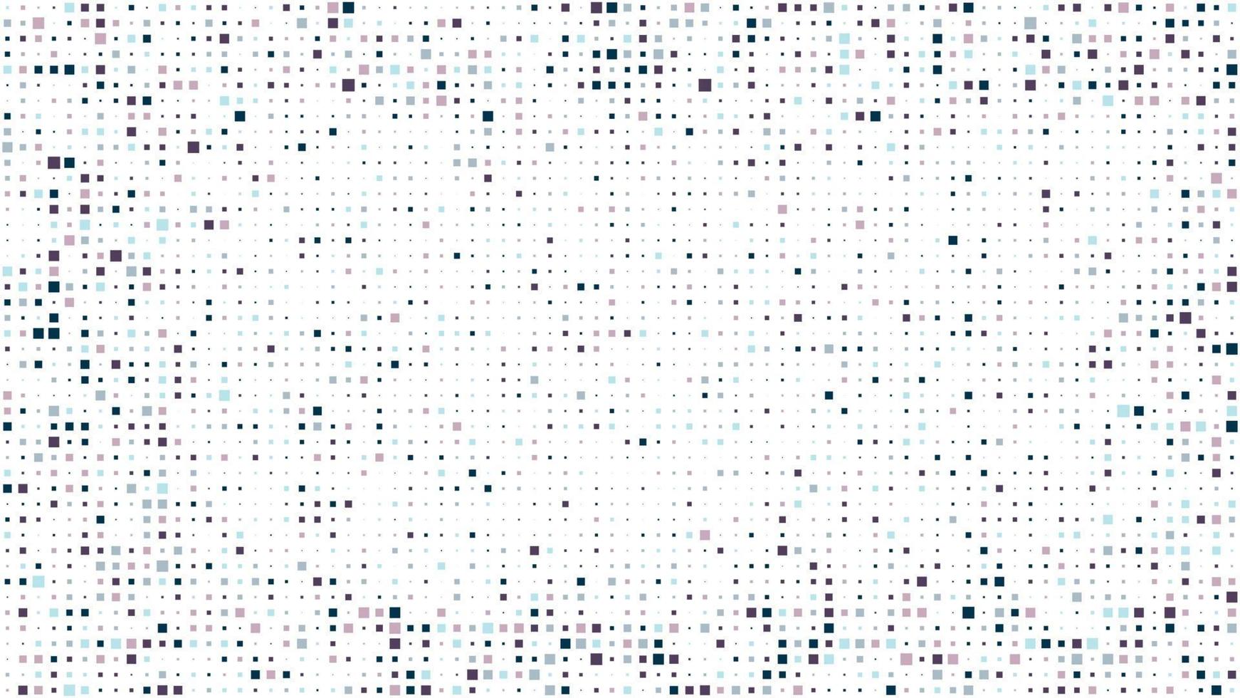 Abstract geometric background of squares. Multicolor pixel background with empty space. Vector ...