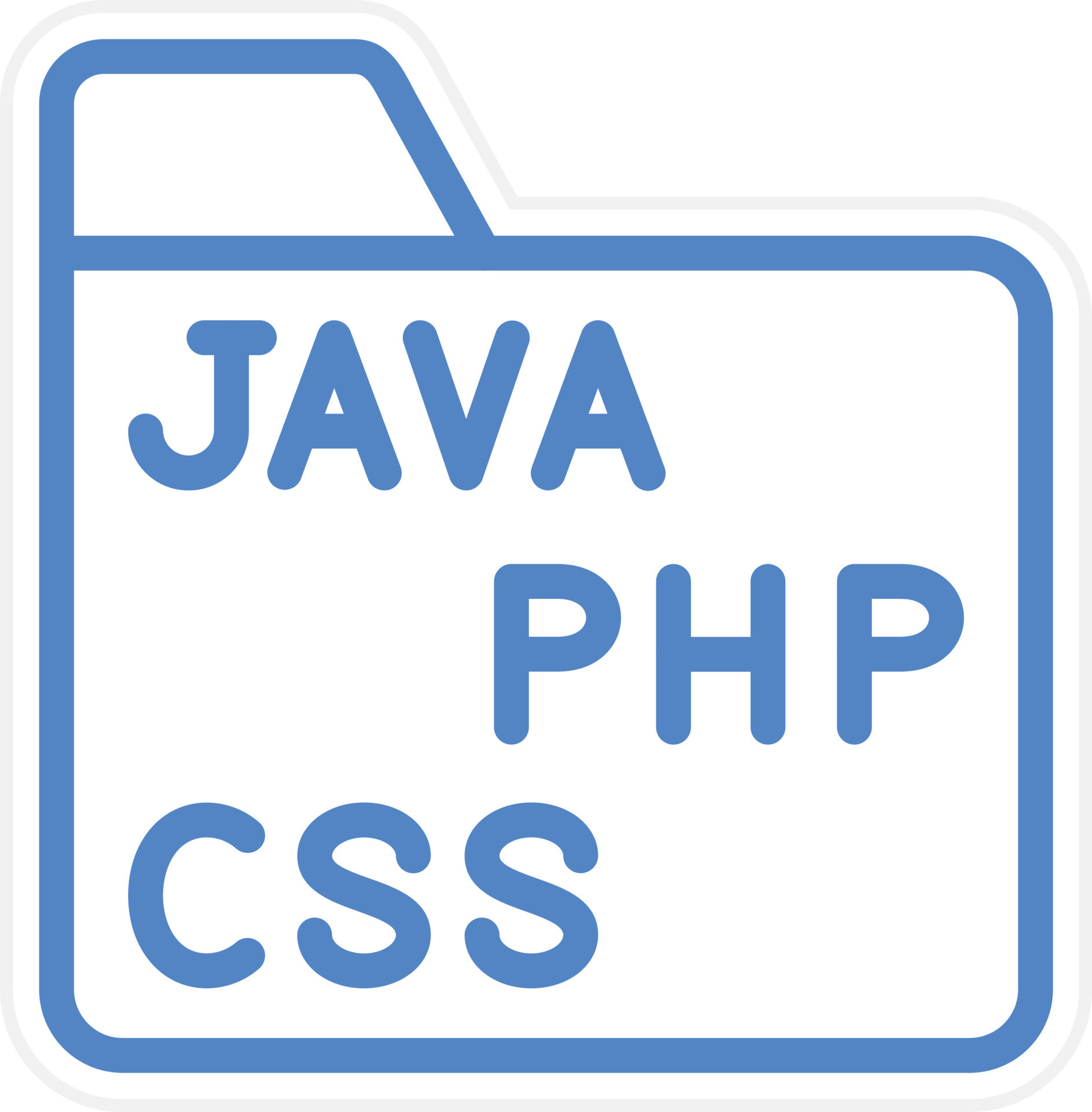 Coding Folder Vector Icon Style 22704723 Vector Art At Vecteezy