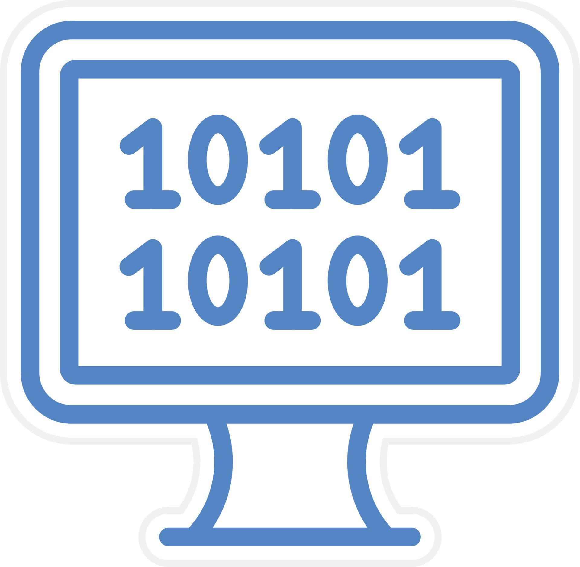 Binary Vector Icon Style 22704911 Vector Art at Vecteezy