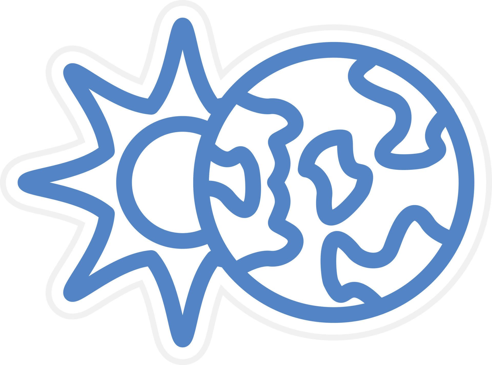 Lunar Eclipse Vector Icon Style 22704961 Vector Art at Vecteezy