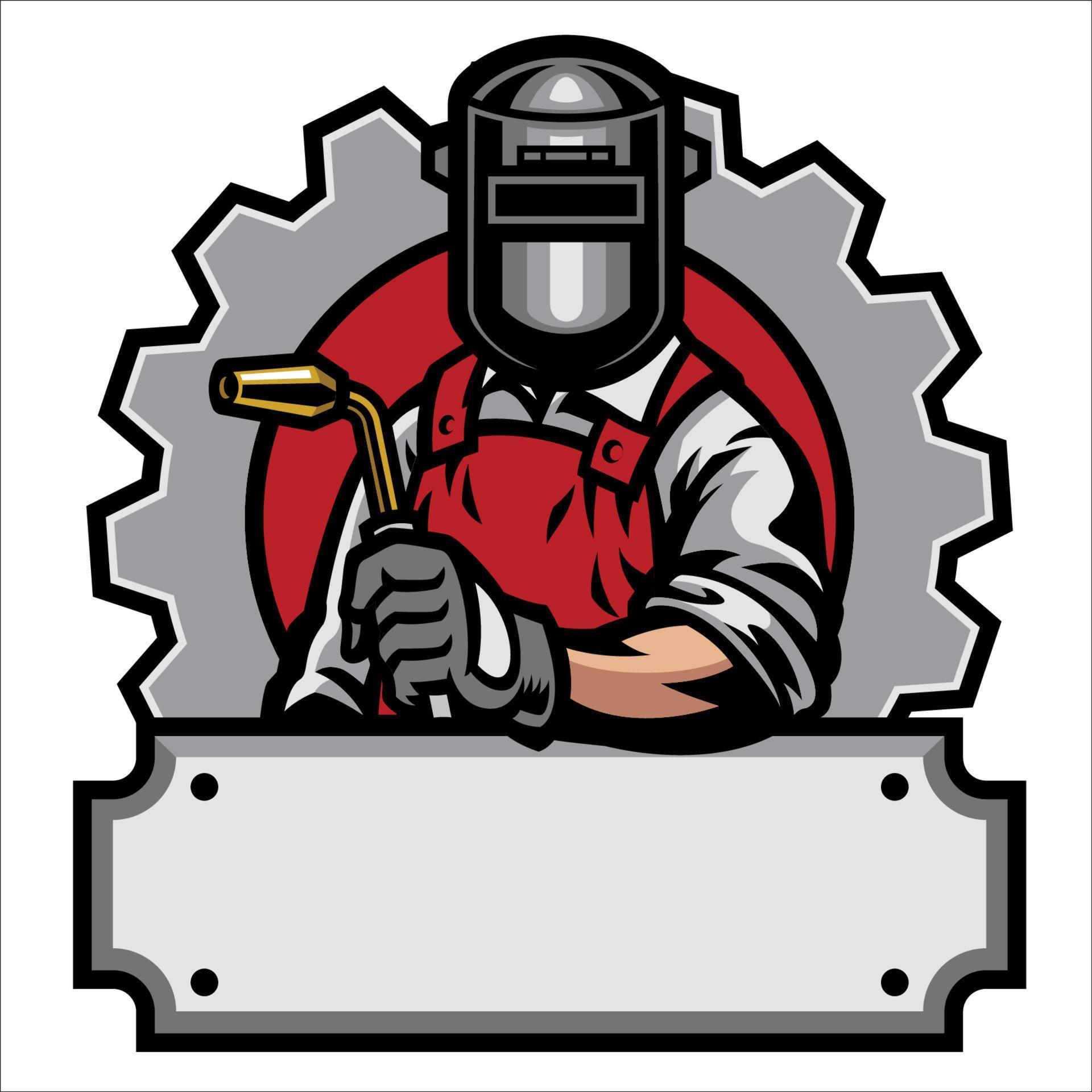 welding badge design 22708218 Vector Art at Vecteezy