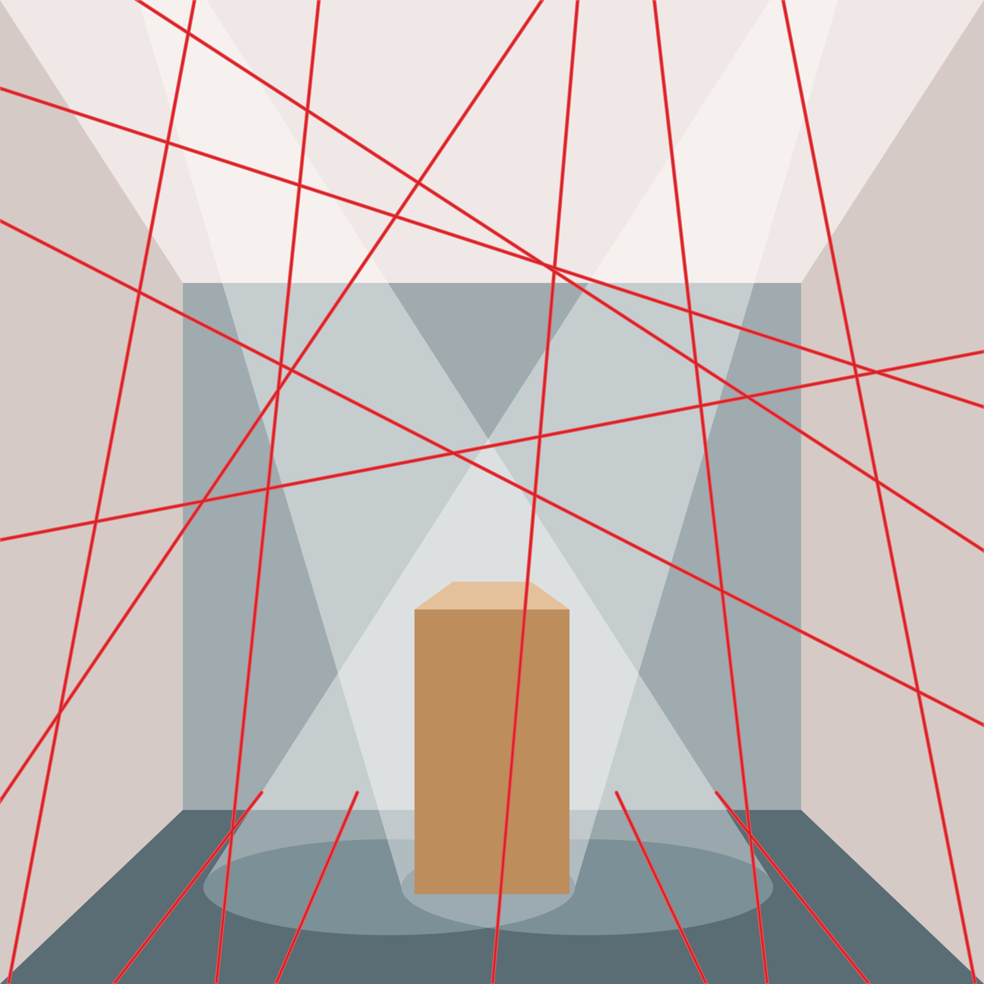 Vector Illustration Of Alarm Laser Beams In A Museum 22709429 Vector Art at Vecteezy