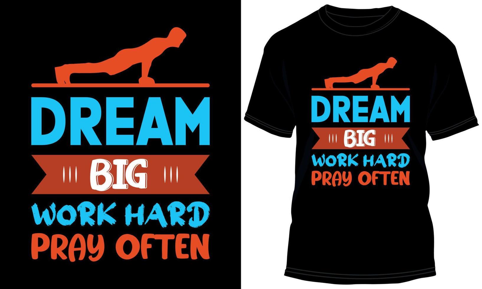 Motivational Typography T Shirt Design 22711621 Vector Art At Vecteezy