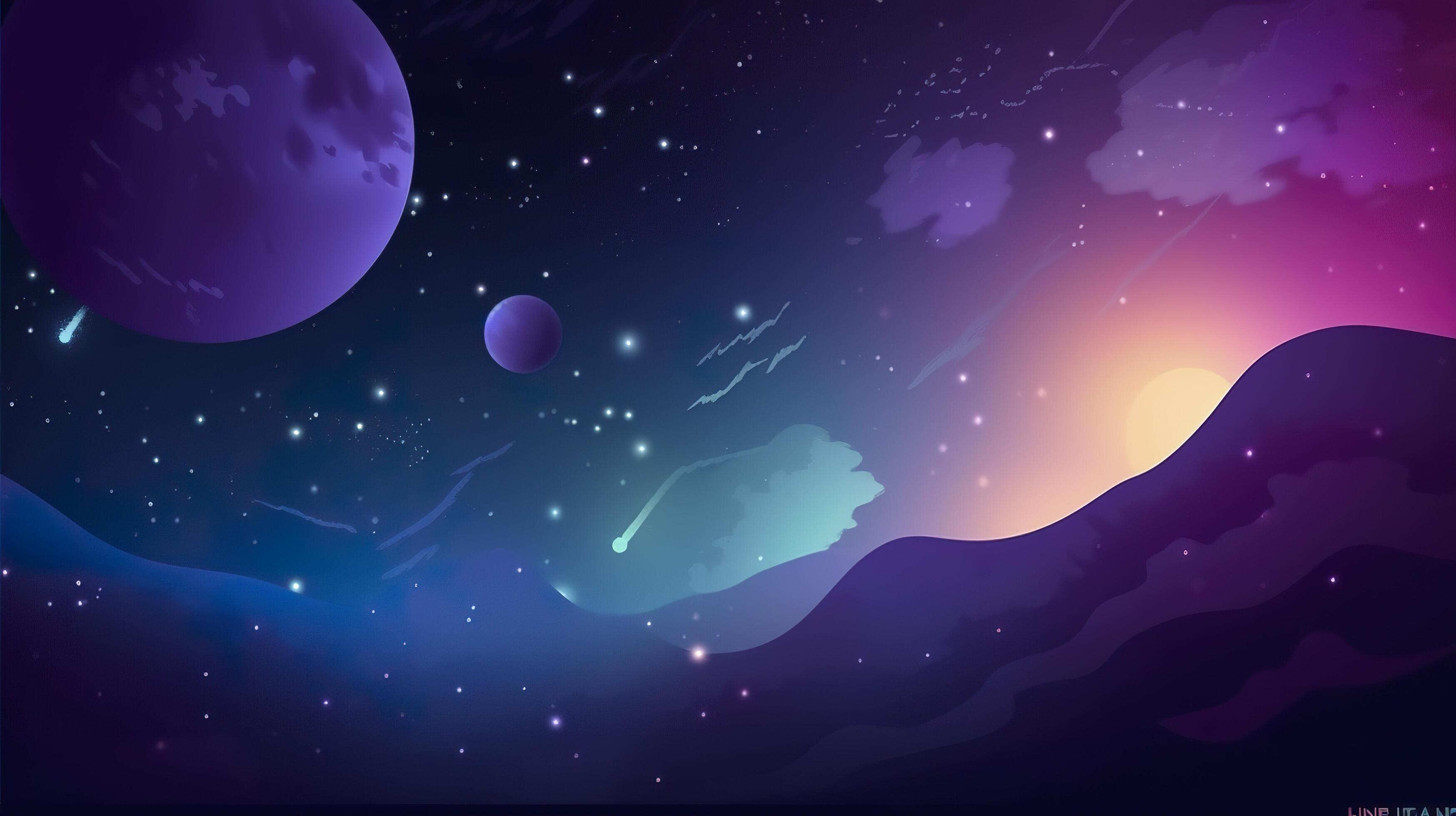 gradient galaxy background, generat ai 22713126 Stock Photo at Vecteezy