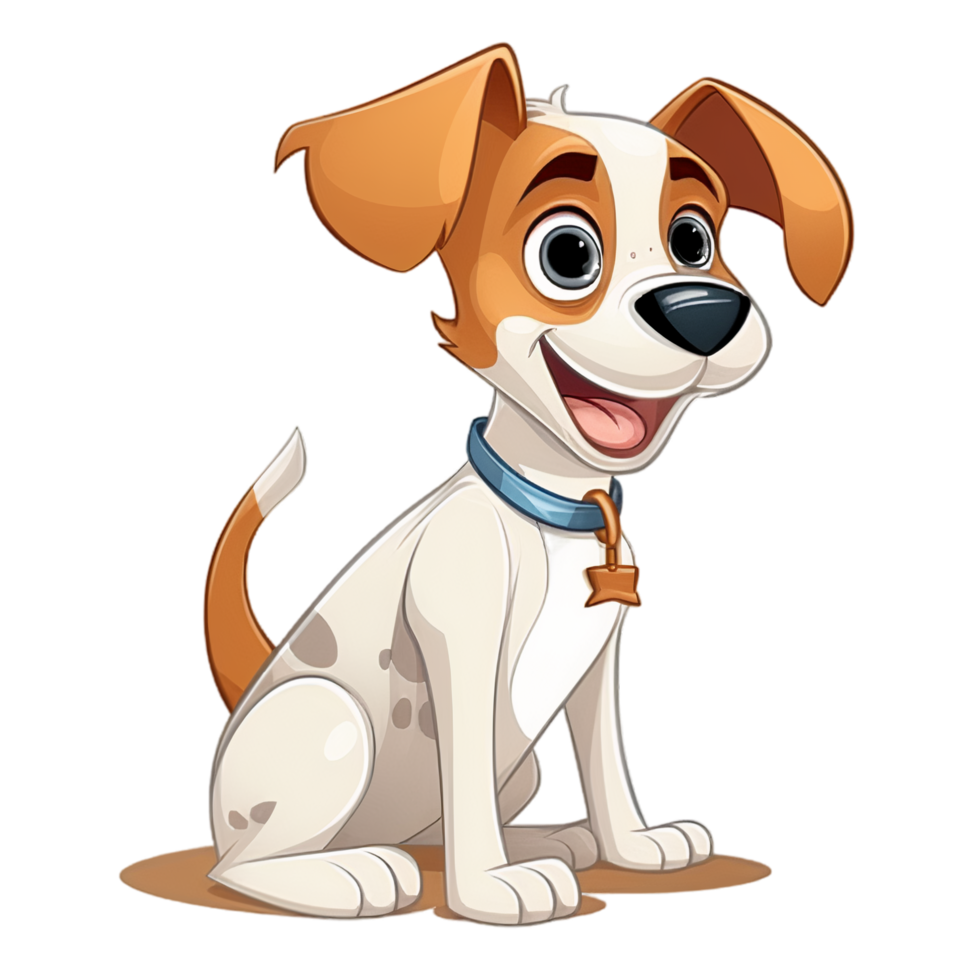 dibujos animados linda perro generativo 22718872 PNG