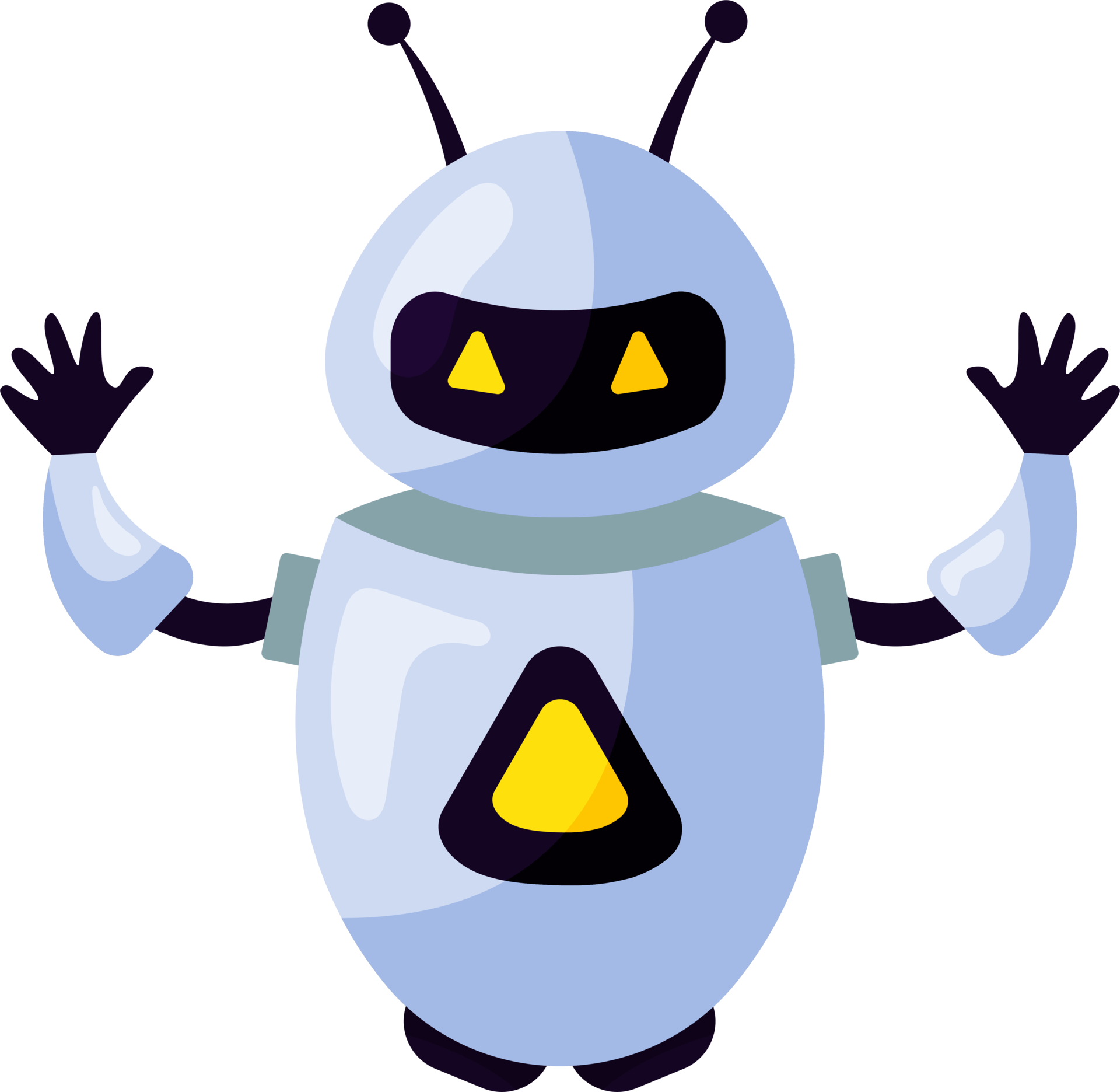 Cute Robot Chatbot Ai Bot Character Design Illustration Ai