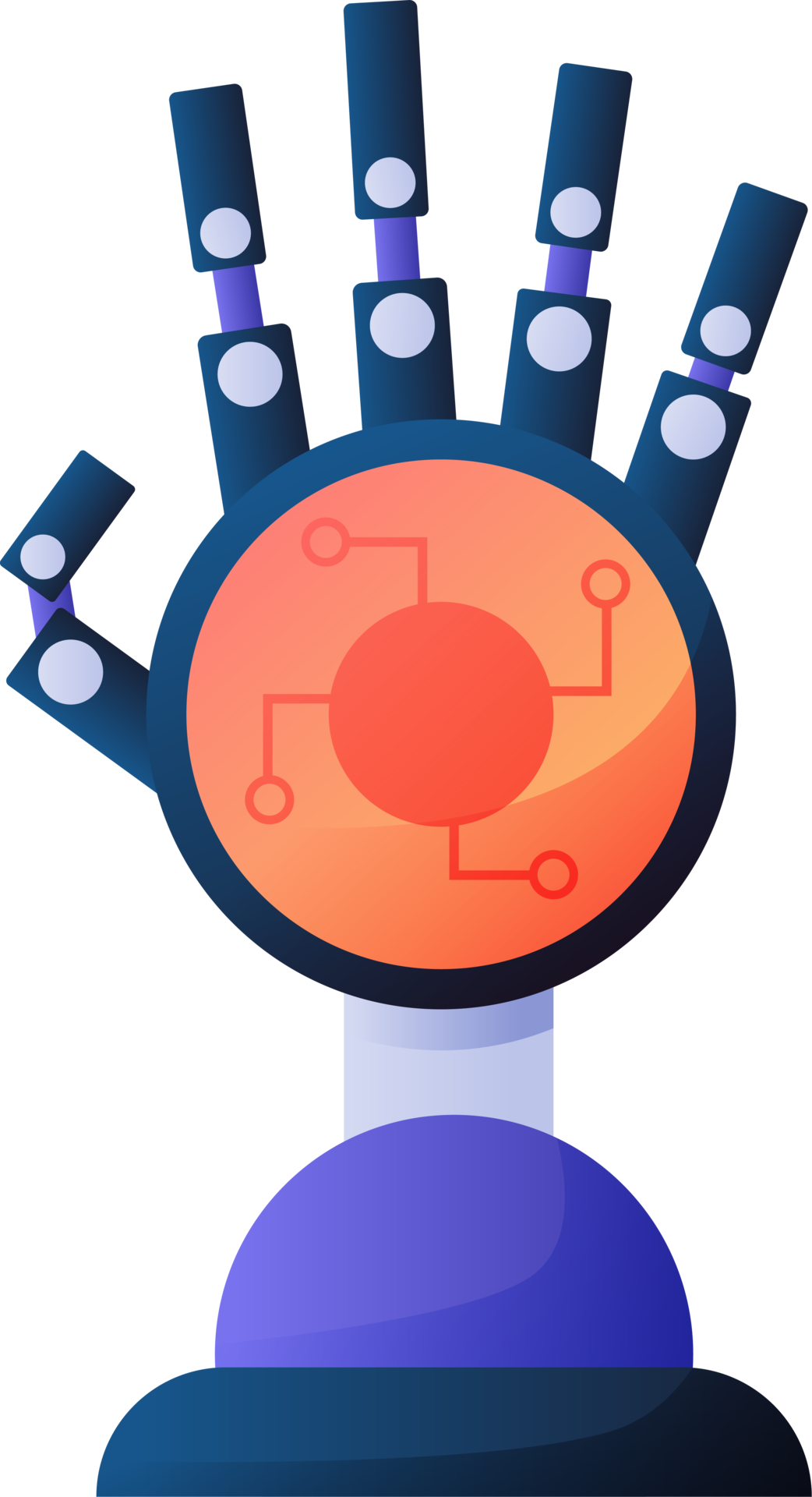 Artificial intelligence icon element design illustration. AI technology ...