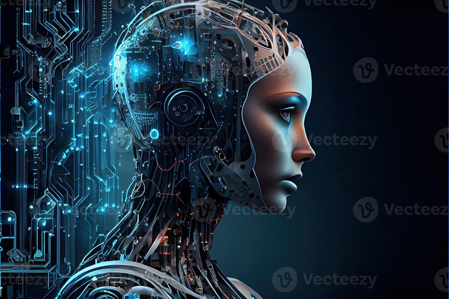 Robot Ai Automation Artificial Intelligence Ai Futuristic Generated Ai