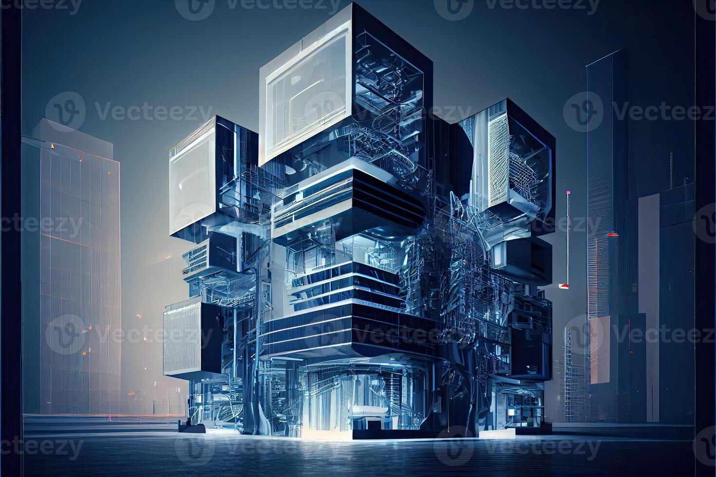 Development architecture computer systems of Futuristic modern 22724516 ...