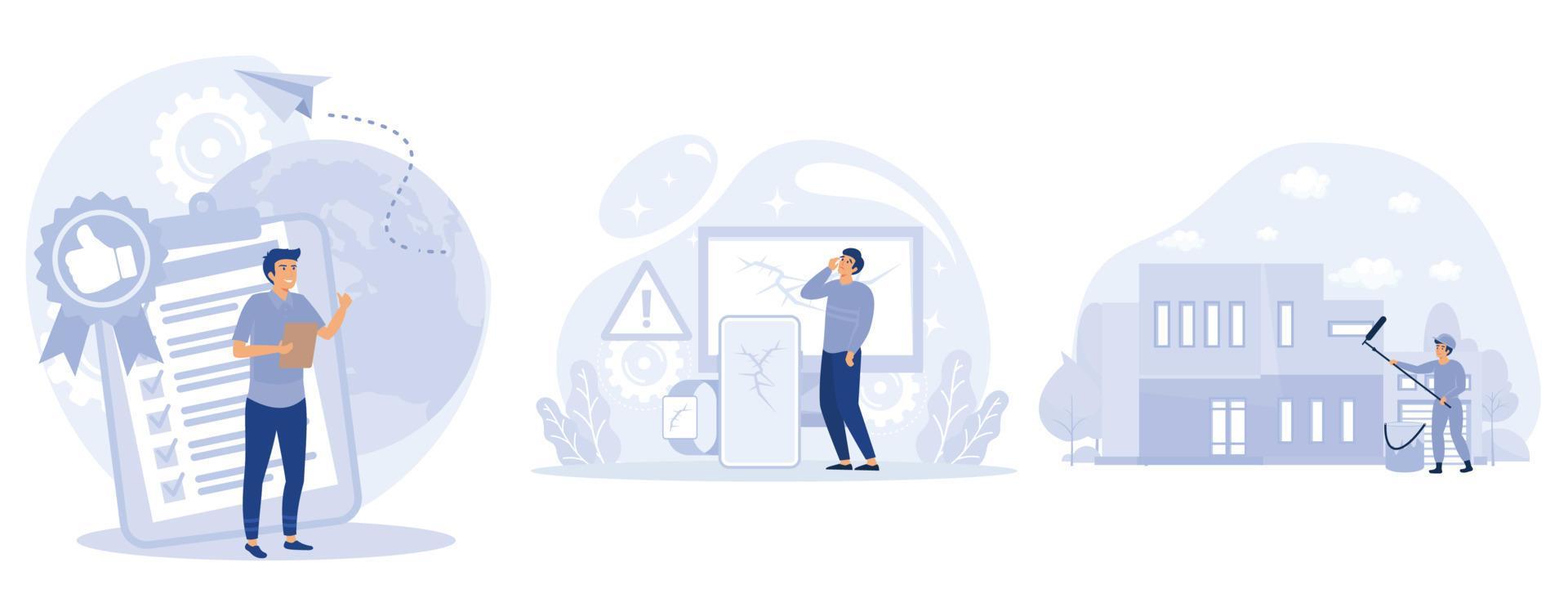 Product quality concept, High quality sign, defective product, DIY ...