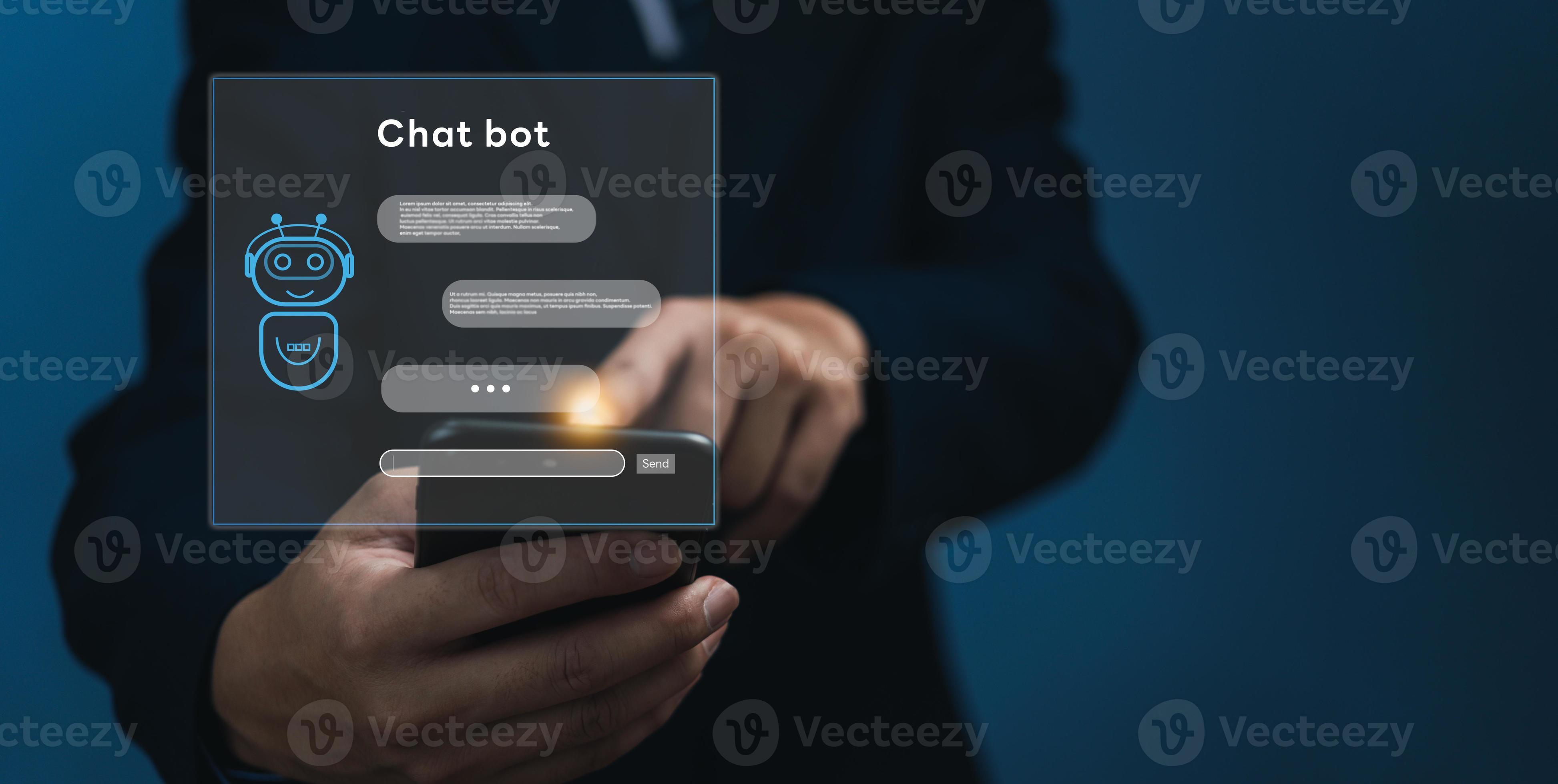 Chatgpt Charla Con Ai O Artificial Inteligencia Digital Chatbot Robot Solicitud Abierto