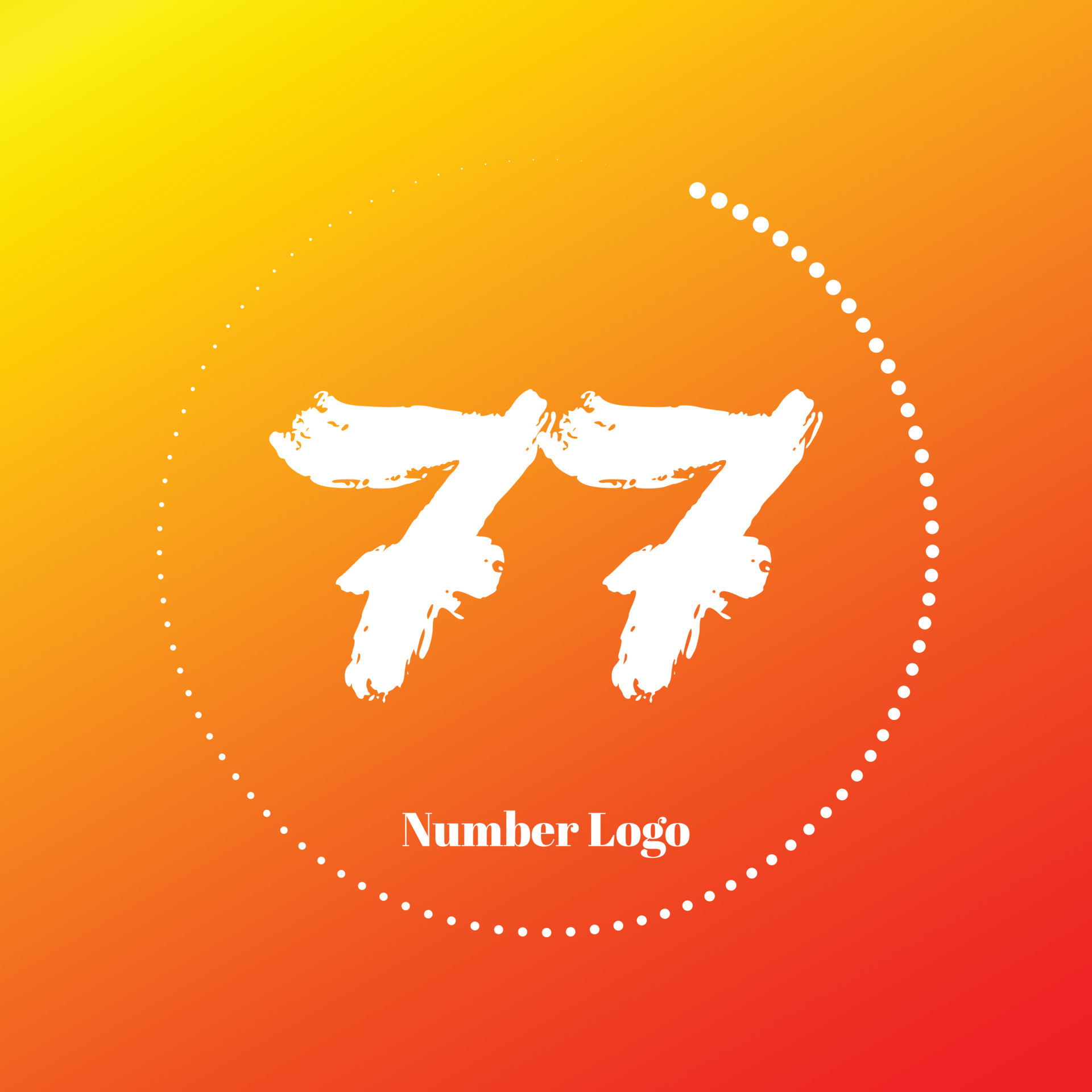 77 number initial logo template with background 22734159 Vector Art at ... 77 number initial logo template with background 22734159 Vector Art at ...
