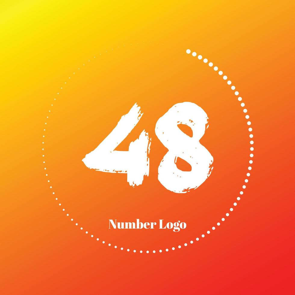 48 number initial logo template with background 22734160 Vector Art at ... 48 number initial logo template with background 22734160 Vector Art at ...