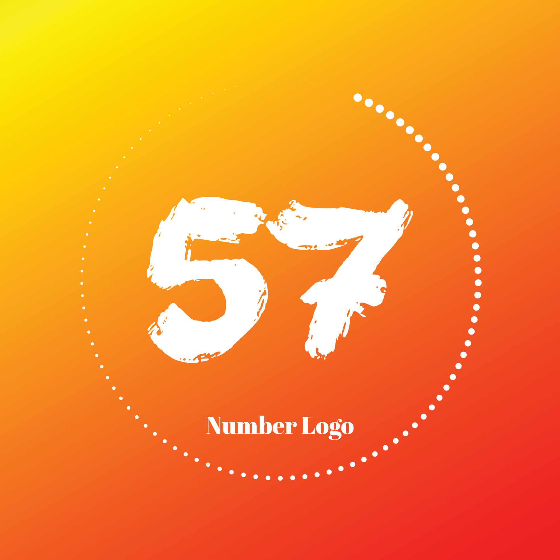 57 number initial logo template with background 22734180 Vector Art at ... 57 number initial logo template with background 22734180 Vector Art at ...