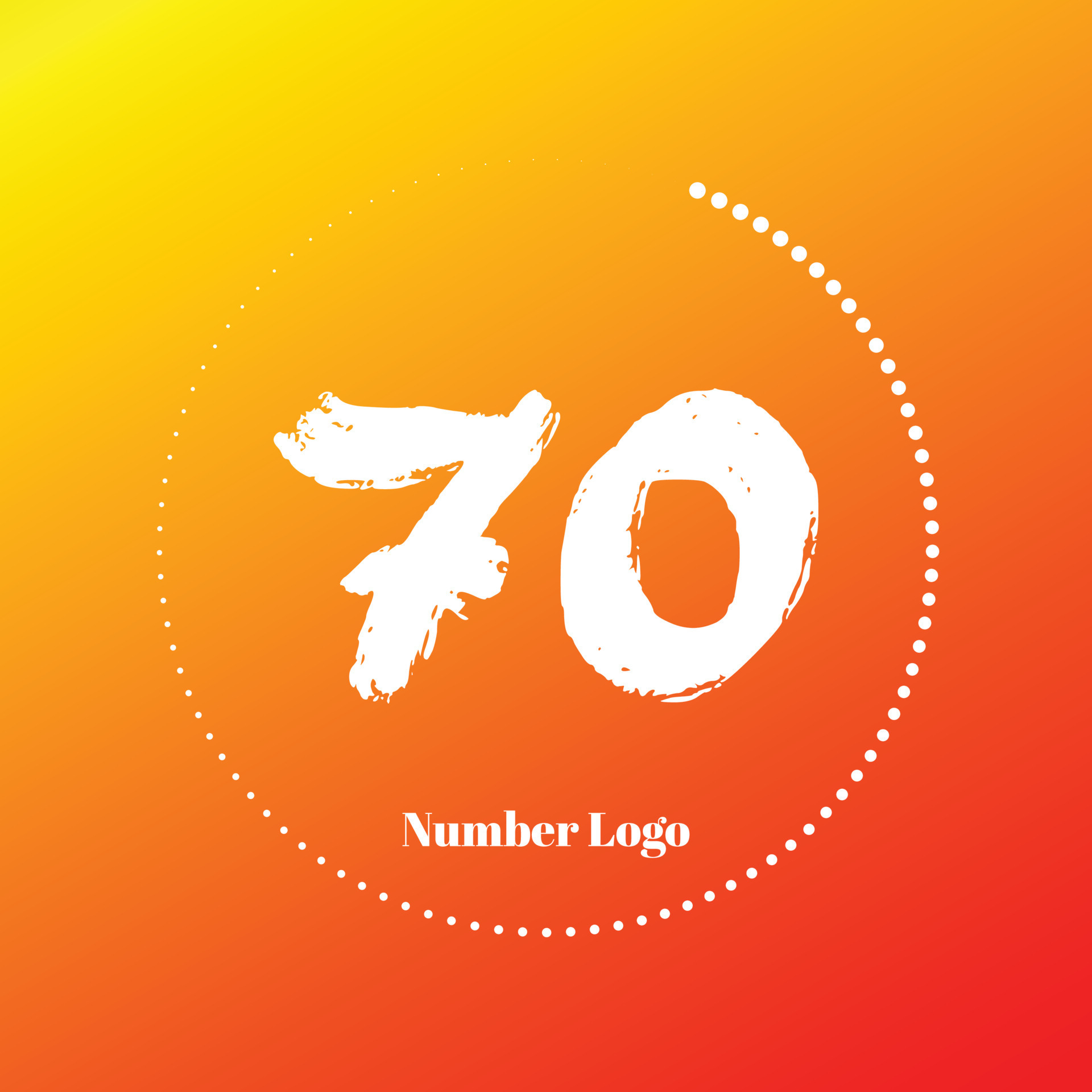 70 number initial logo template with background 22734191 Vector Art at ... 70 number initial logo template with background 22734191 Vector Art at ...