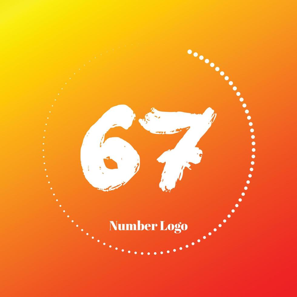 67 number initial logo template with background 22734204 Vector Art at ... 67 number initial logo template with background 22734204 Vector Art at ...