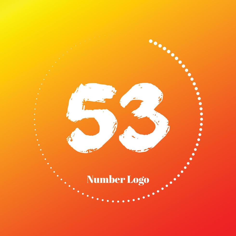 53 number initial logo template with background 22734207 Vector Art at ... 53 number initial logo template with background 22734207 Vector Art at ...