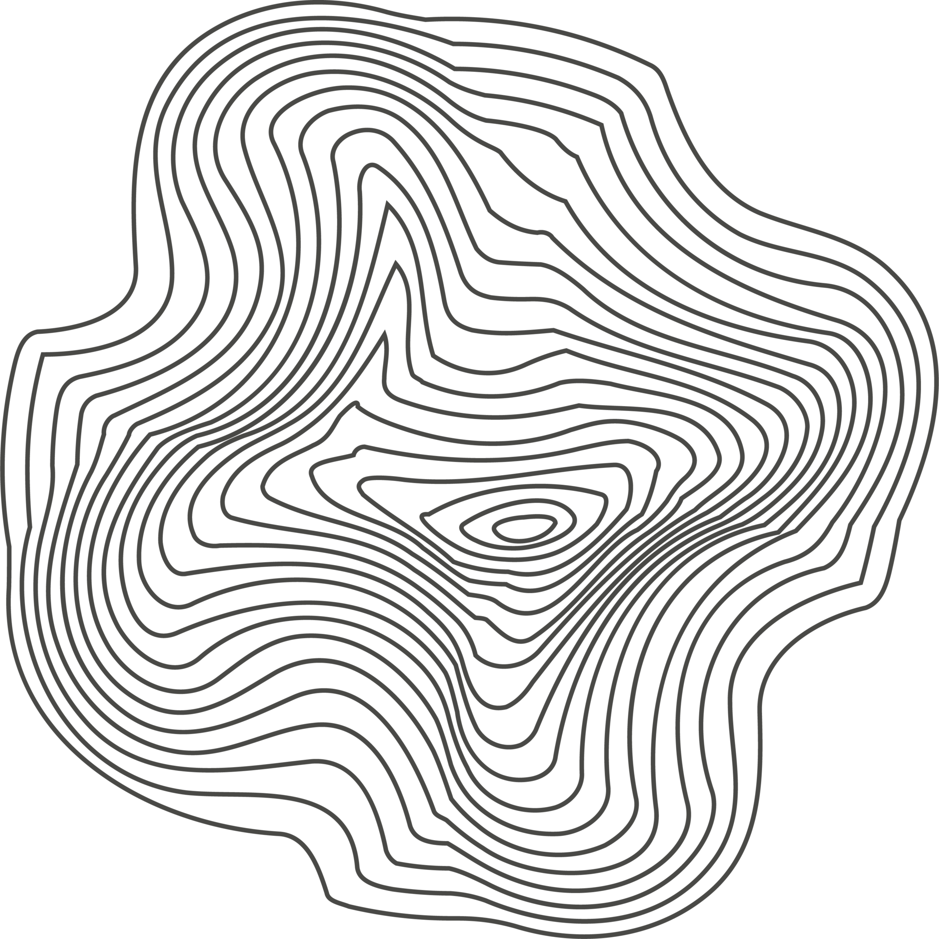 Free Topography Line Circles Tree Rings Organic Pattern Nature Wavy Contour Shape Topographic