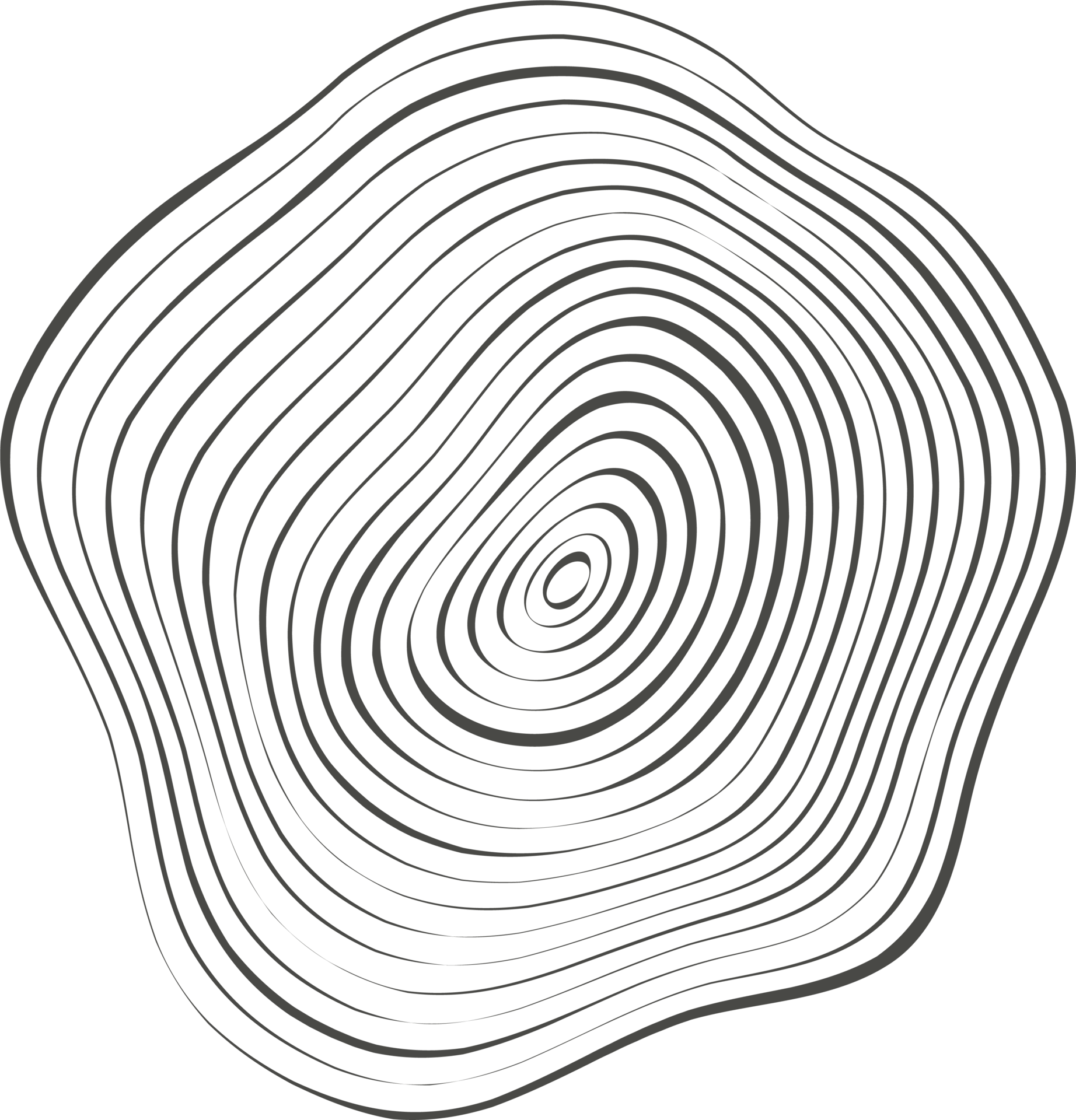 Free Topography Line Circles Tree Rings Organic Pattern Nature Wavy Contour Shape Topographic