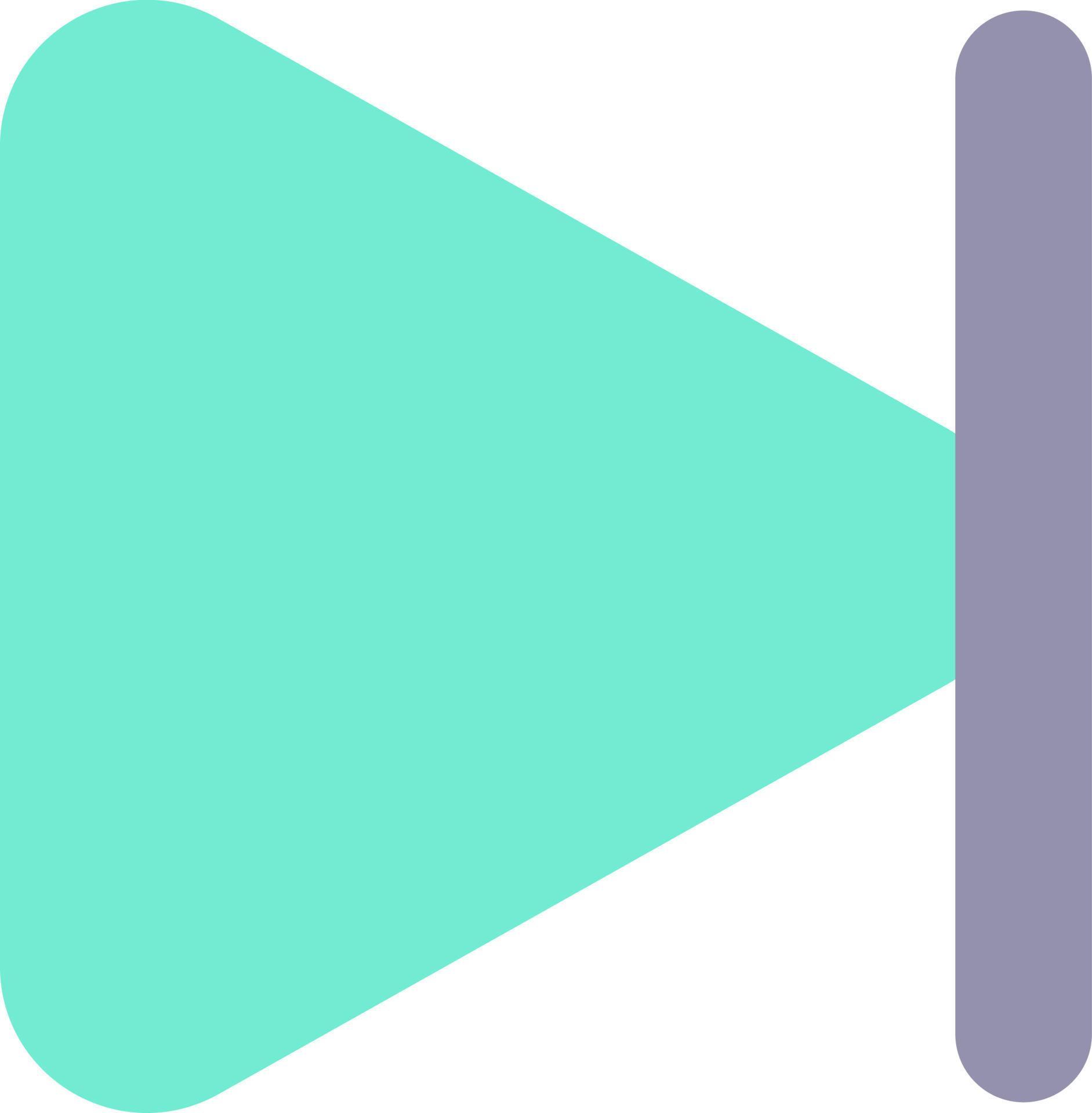 Skip next button flat color ui icon. Music player bar. Playing multimedia file. Progress bar ...