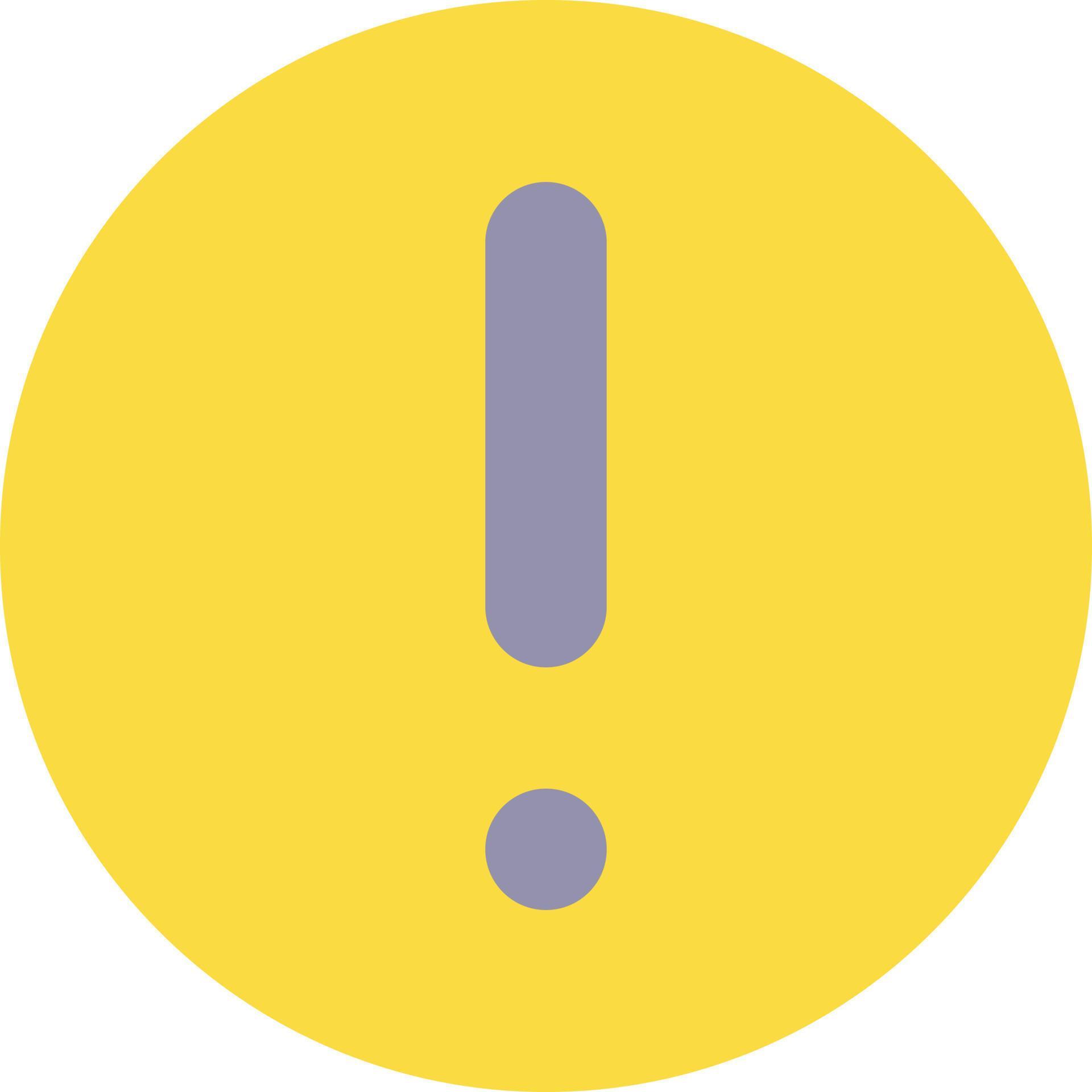 Circular Shaped Exclamation Mark Flat Color Ui Icon Warning