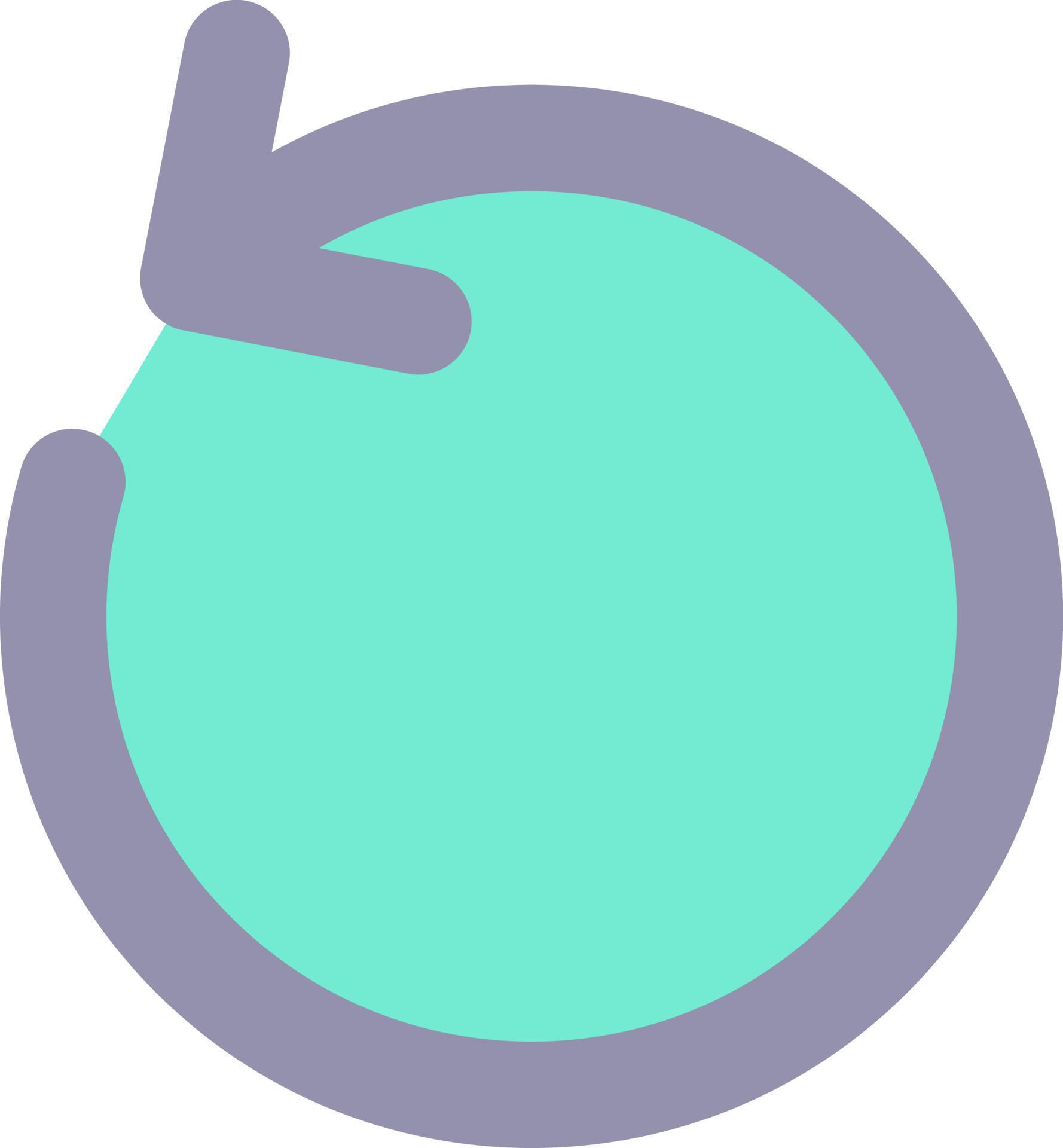 Turn Flat Color Ui Icon Refresh Page Rotating Arrow Go Back Previous Decision Counter