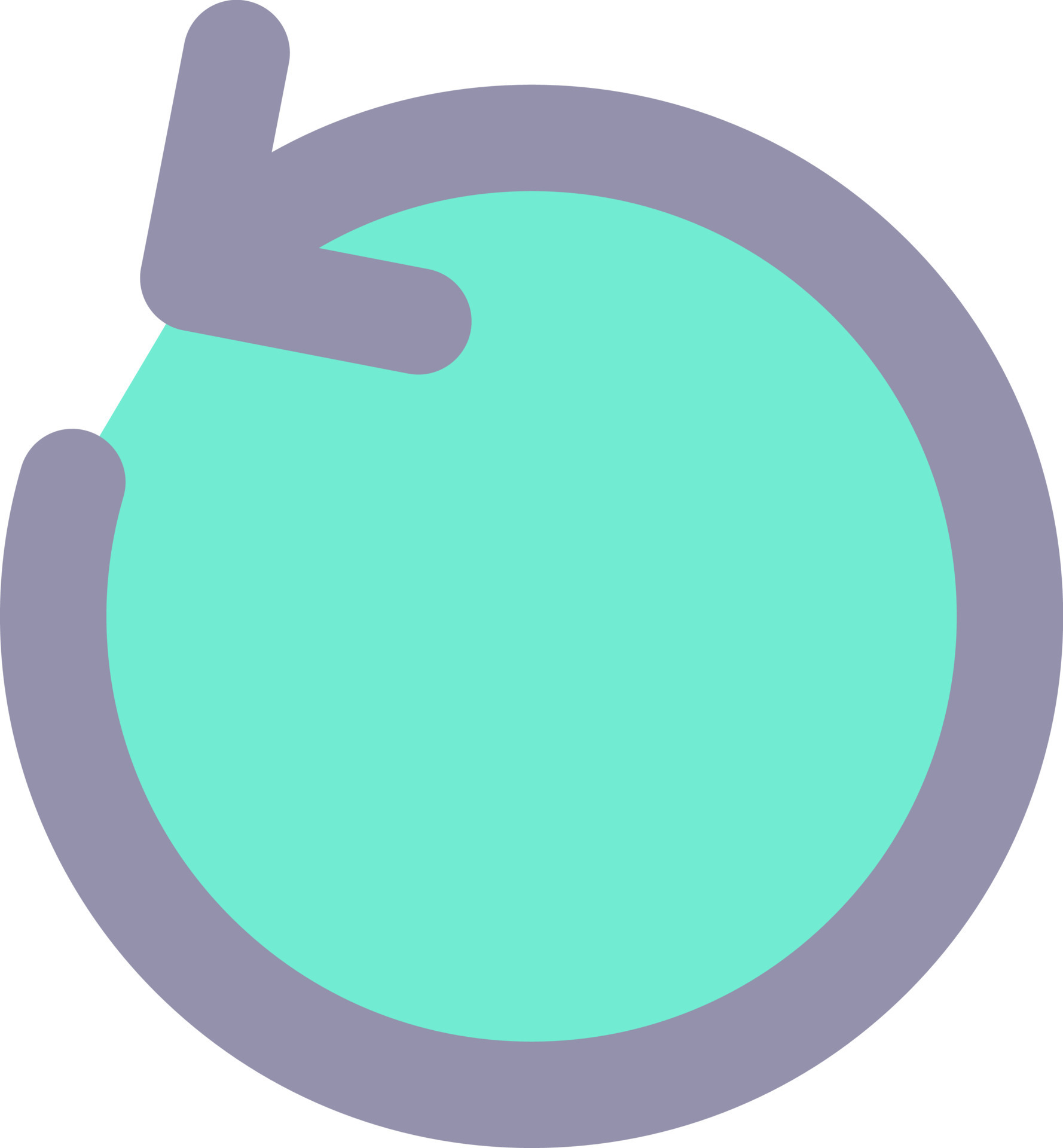 Turn Flat Color Ui Icon Refresh Page Rotating Arrow Go Back Previous Decision Counter