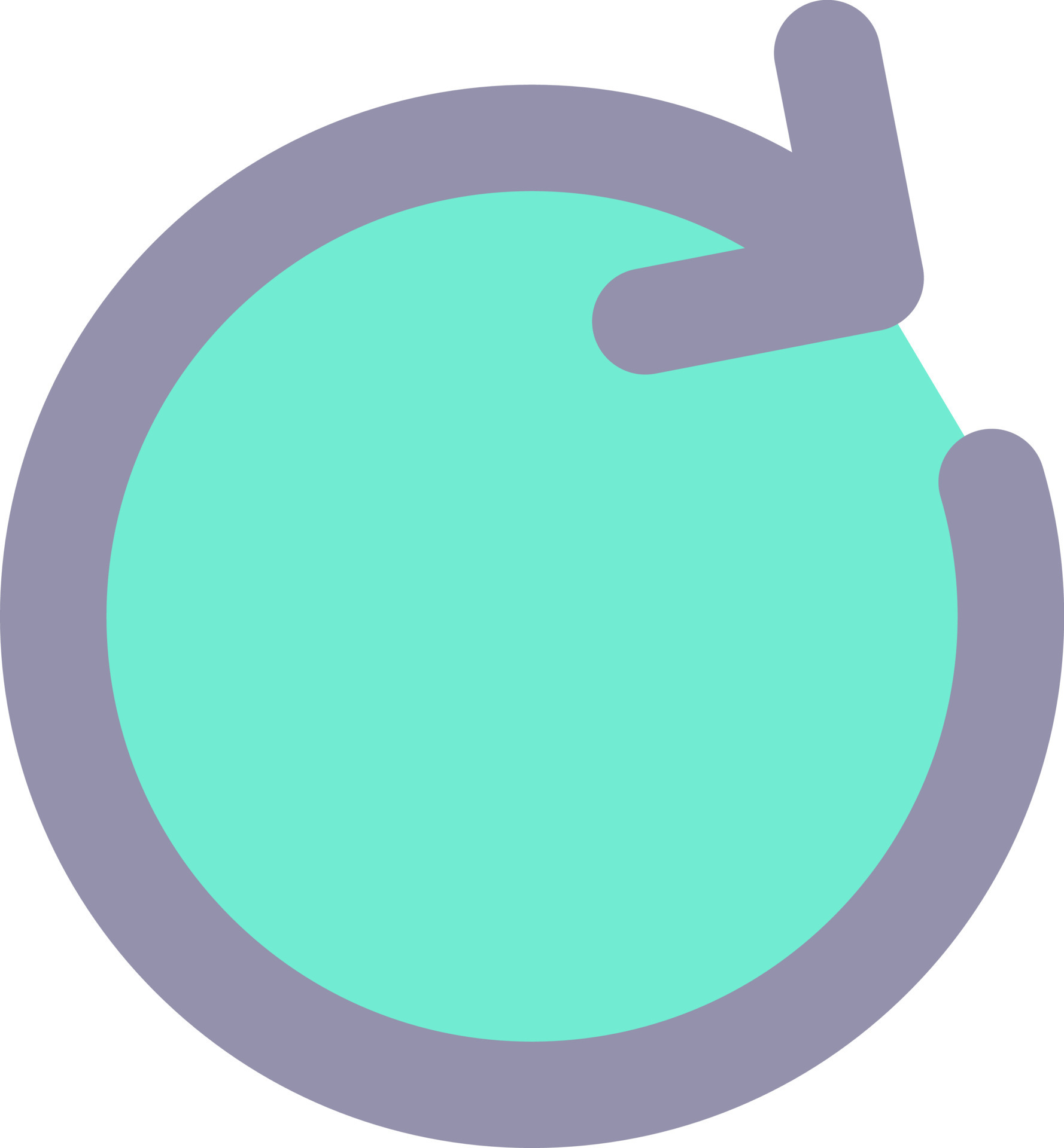 Repeat Flat Color Ui Icon Reload Page Rotating Arrow Clockwise Motion Next Decision Go