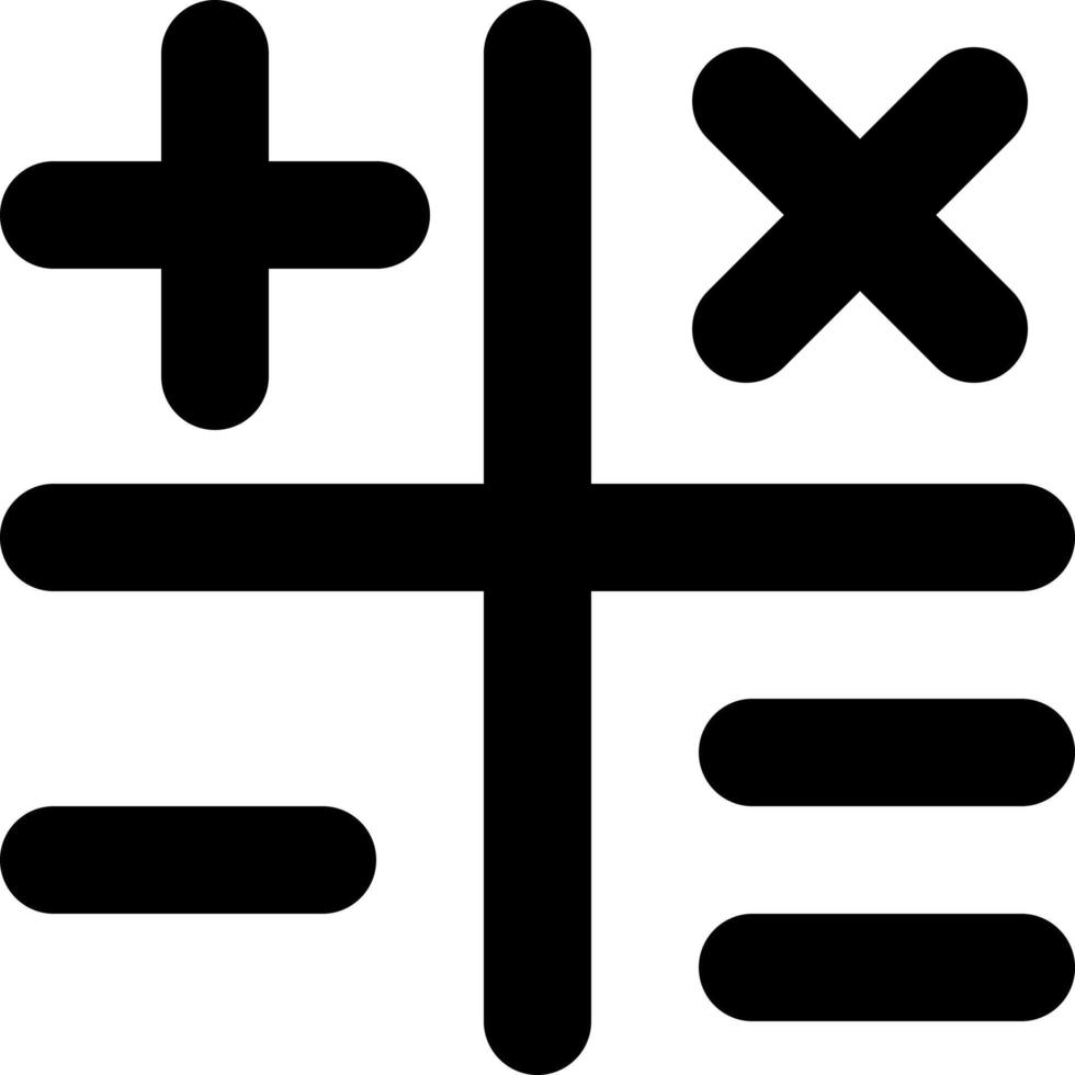 Calculation Black Glyph Ui Icon Four Rules Of Arithmetic Estimate And Count User Interface