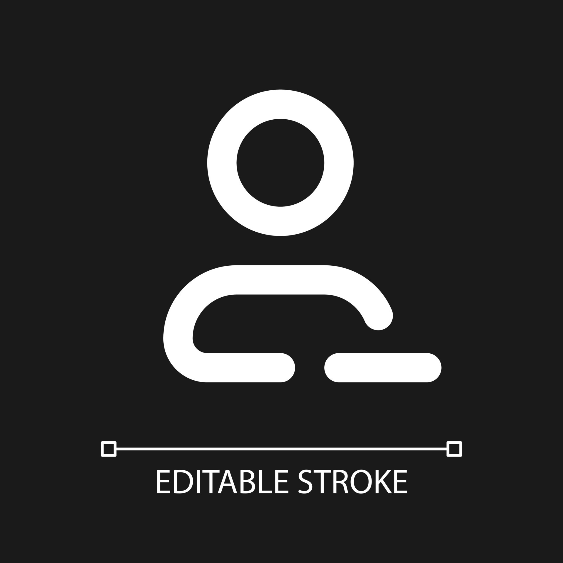 Remove Contact Pixel Perfect White Linear Ui Icon For Dark Theme Delete User Address Book