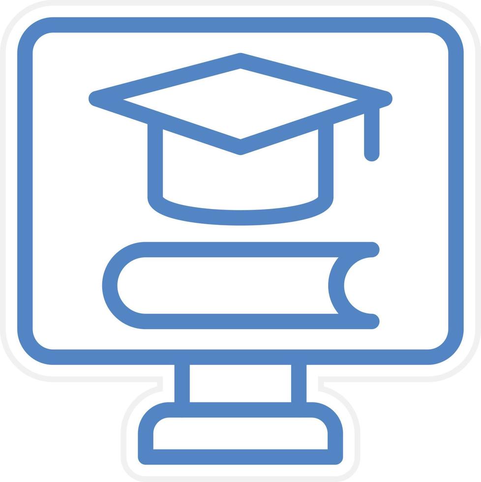 e-learning vector icono estilo 22737379 Vector en Vecteezy