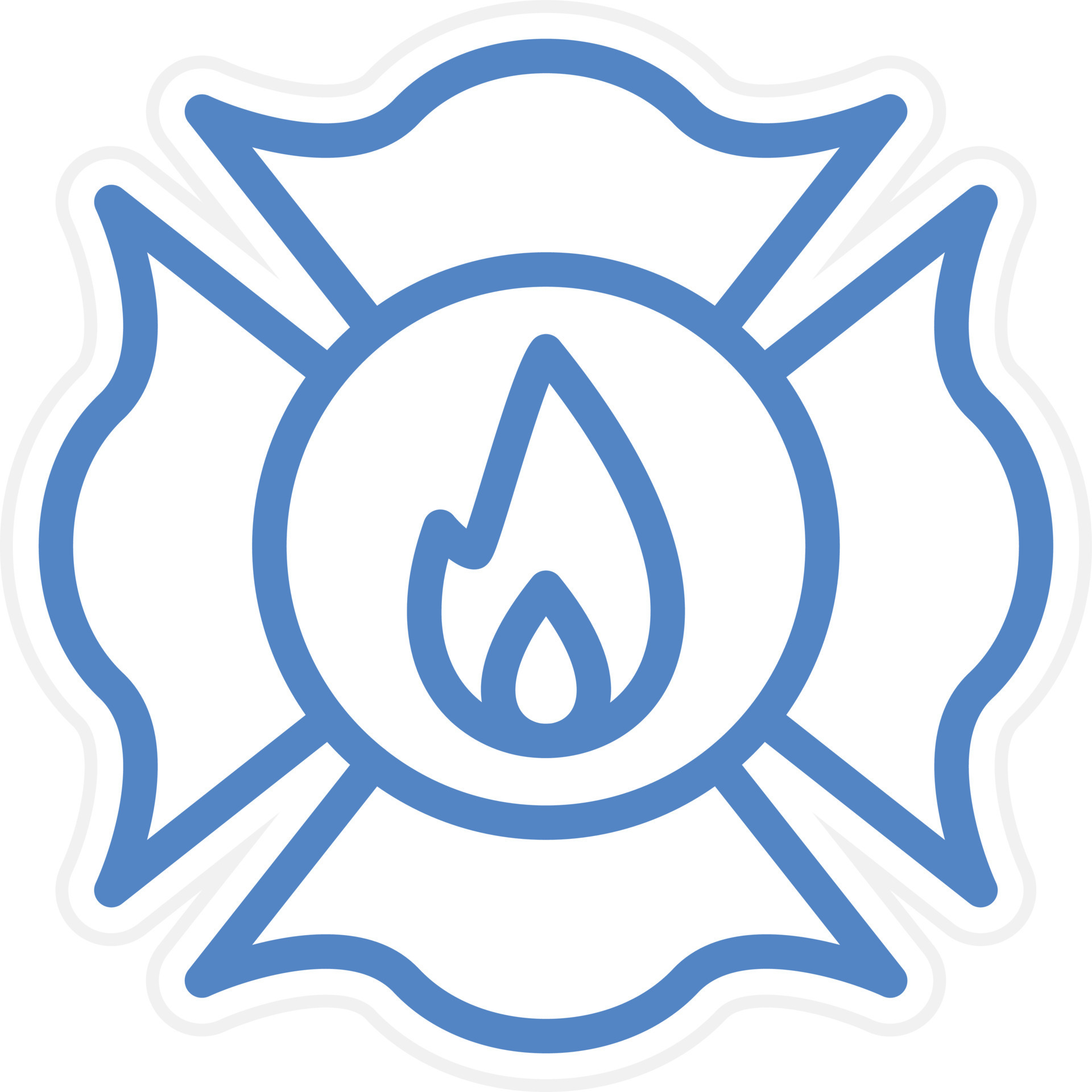 Firefighter Badge Vector Icon Style 22737382 Vector Art at Vecteezy